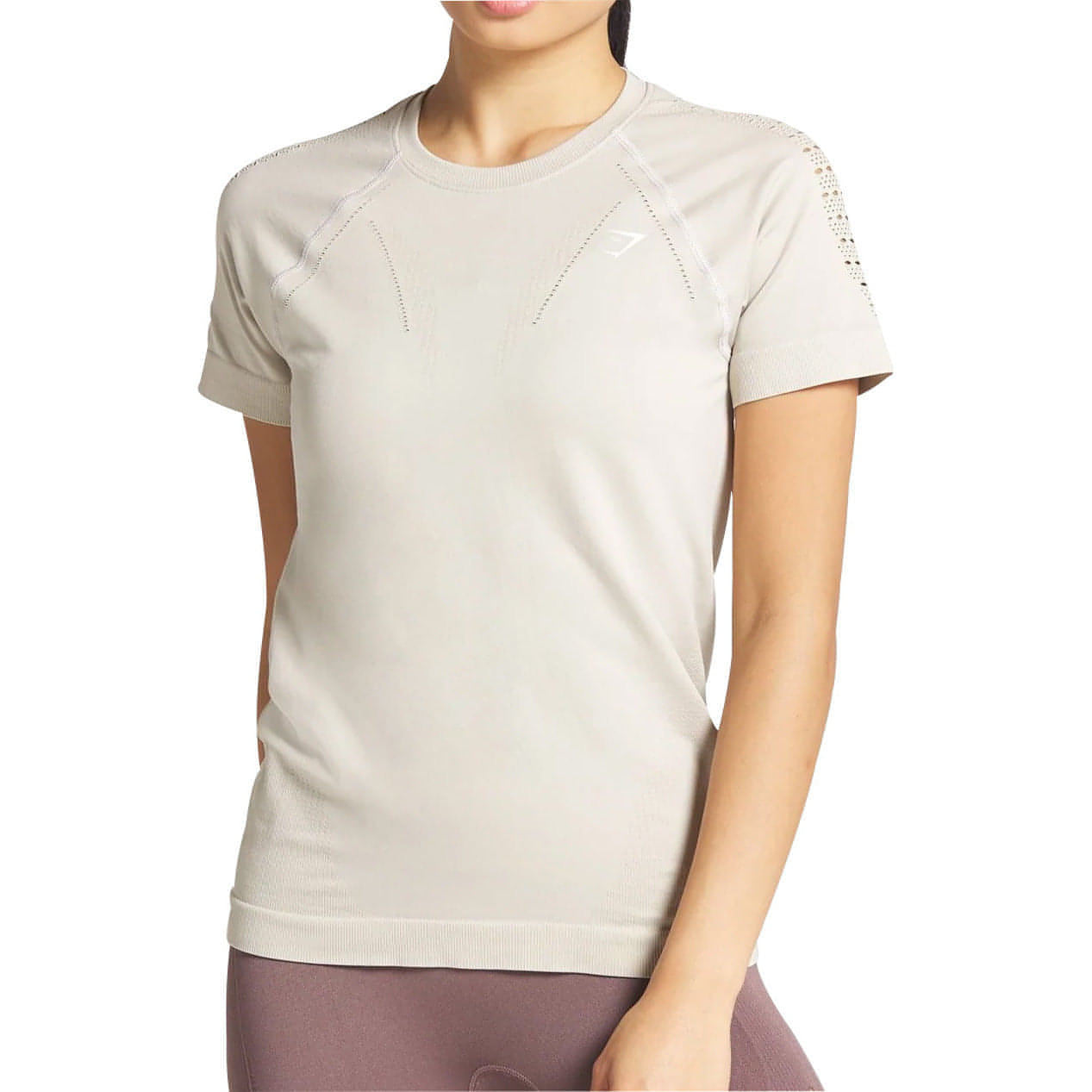 Gymshark Energy Seamless Short Sleeve Womens Training Top - Grey – Start Fitness