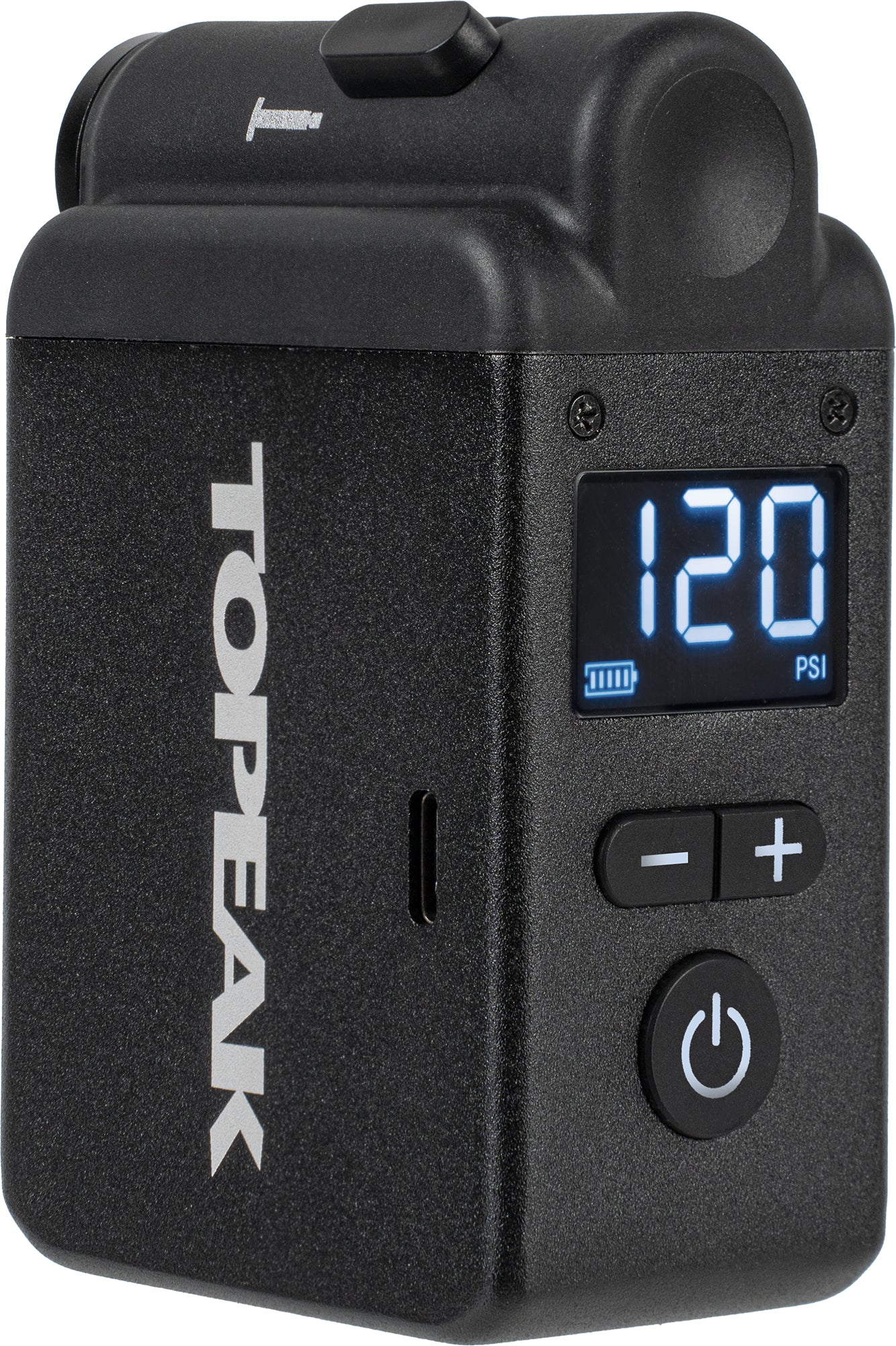 Topeak E Booster Digital Pump Black Start Fitness