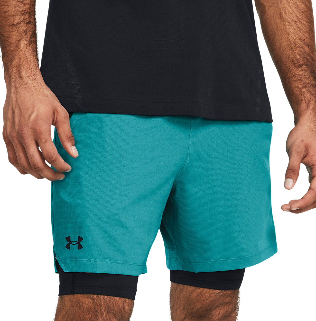 Under Armour Vanish Woven 2 In 1 Mens Training Shorts Green