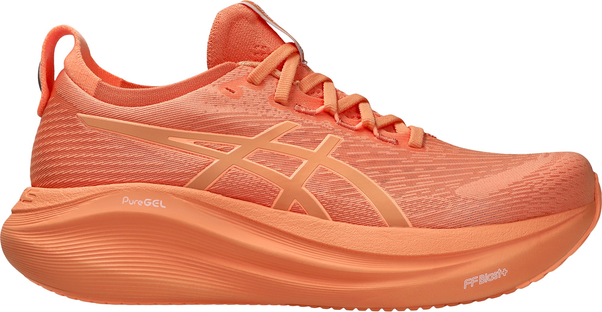 Asics Gel Nimbus 27 Lite-Show Womens Running Shoes - Orange – Start Fitness
