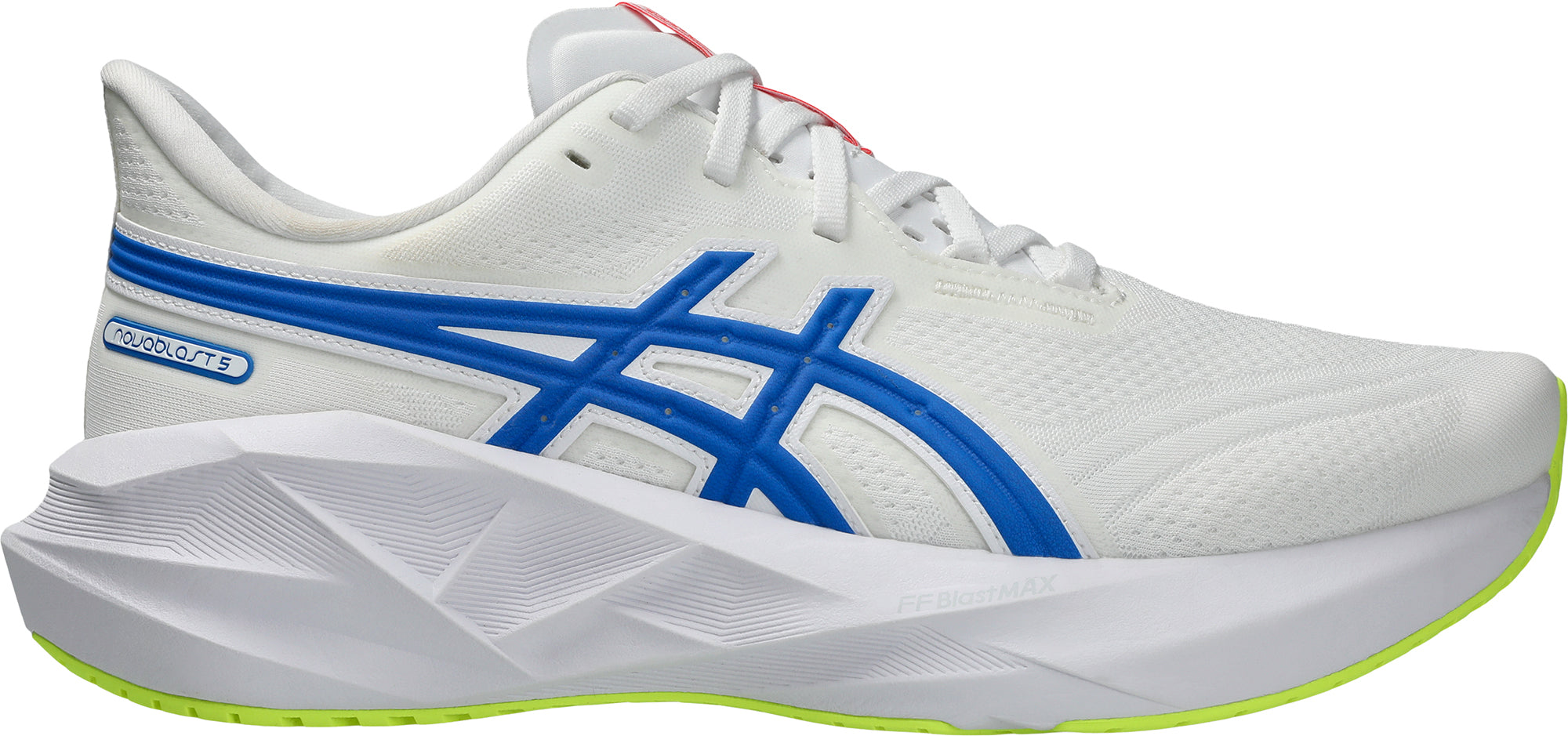 Asics NovaBlast 5 Mens Running Shoes - White – Start Fitness