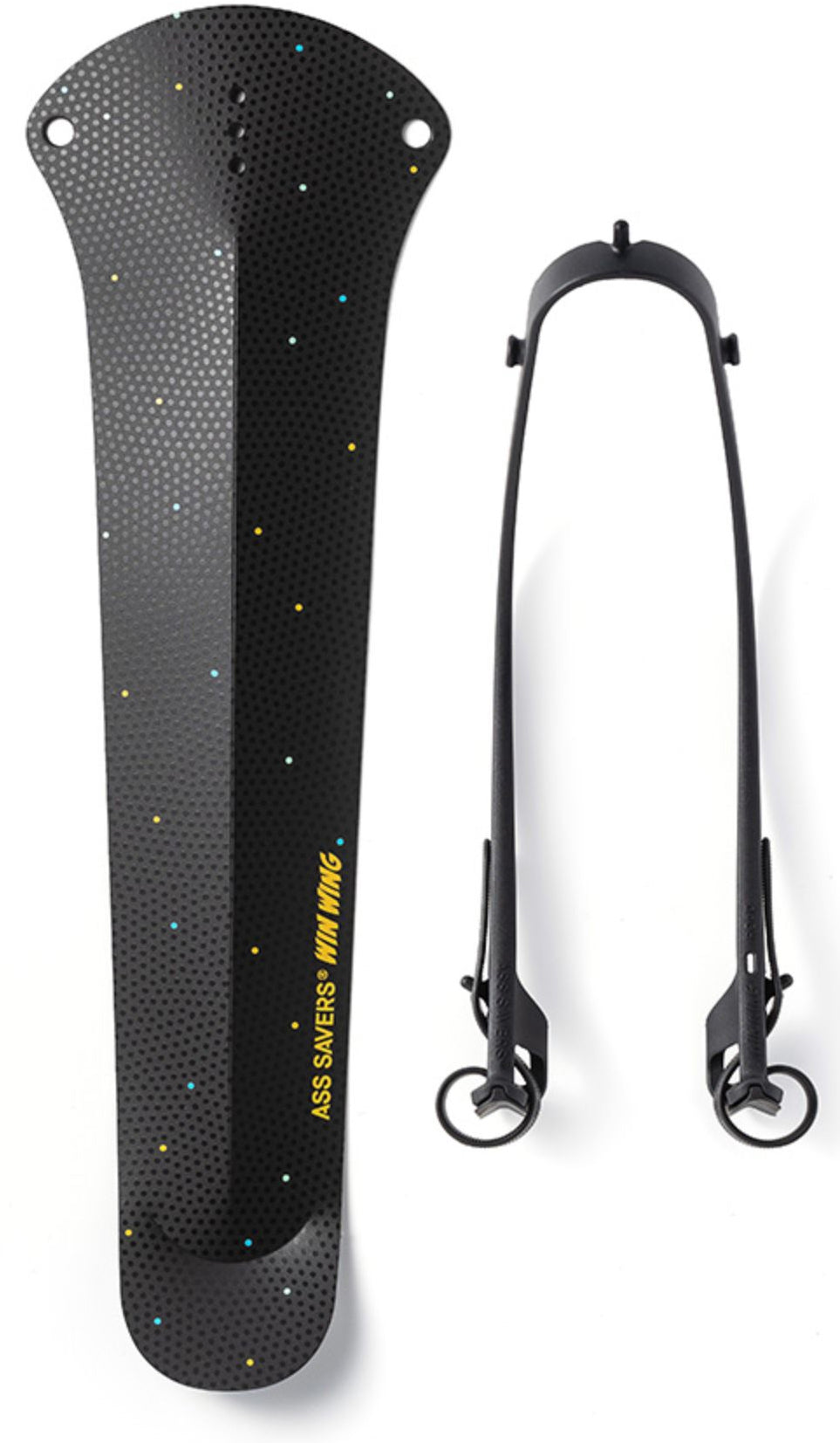 Ass Savers Win Wing 2 Road Rear Mudguard - Praline Black – Start Fitness