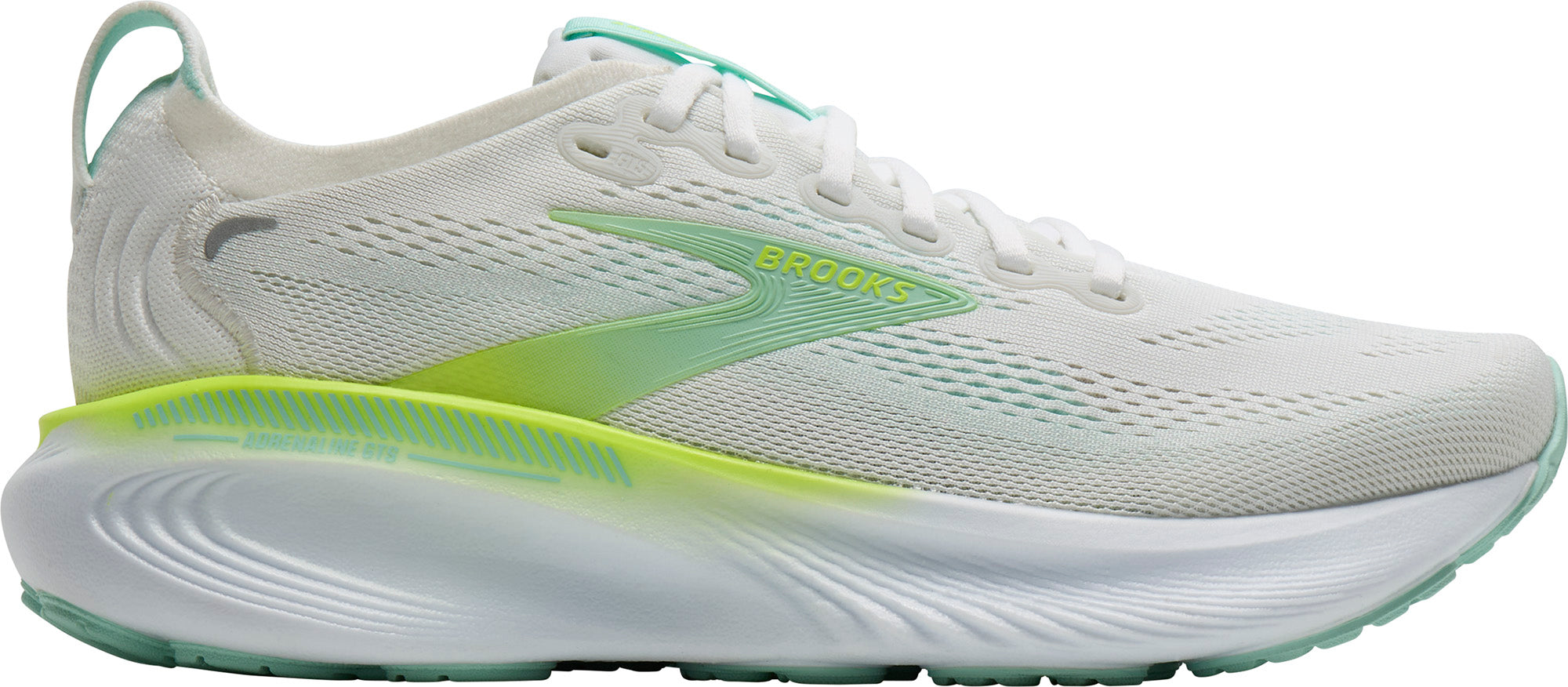 Brooks Adrenaline GTS 25 Womens Running Shoes - White – Start Fitness