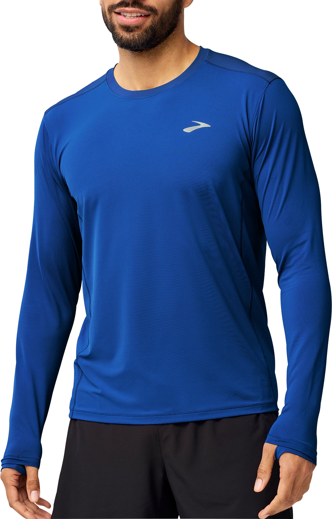Brooks Atmosphere 3.0 Long Sleeve Mens Running Top - Blue – Start Fitness