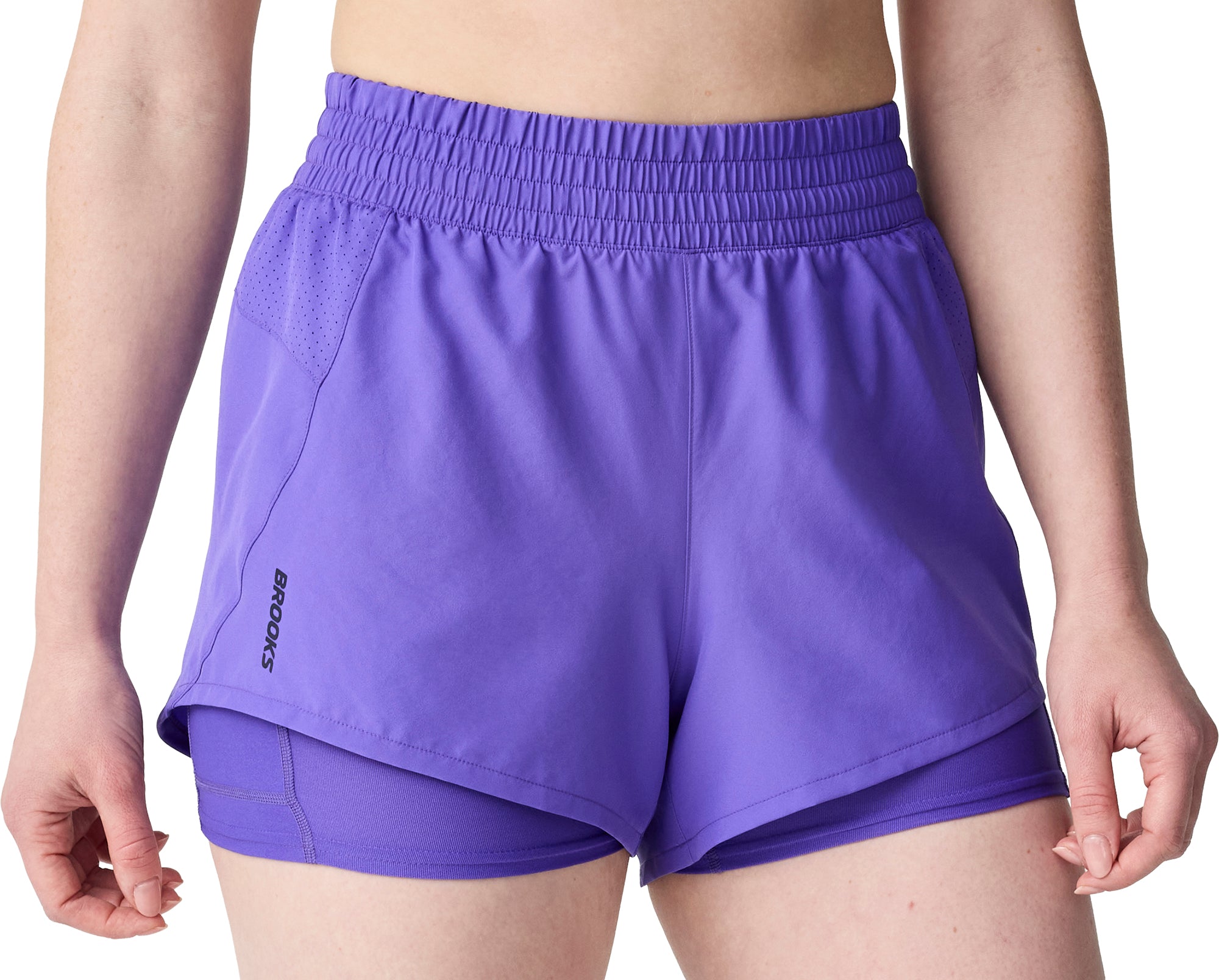 Brooks Dash 2 in 1 Womens Running Shorts - Purple – Start Fitness