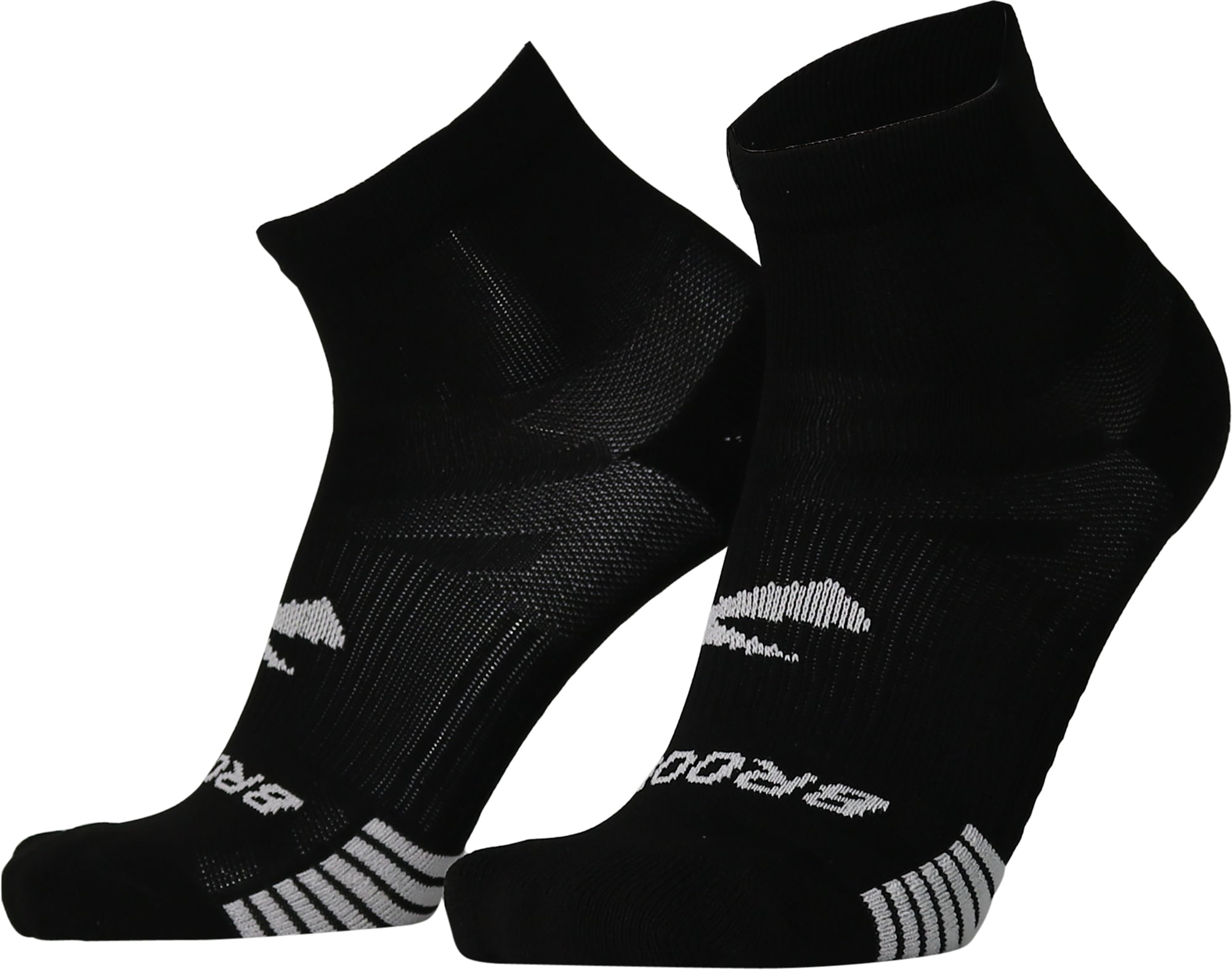 Brooks Ghost Lite Quarter (2 Pack) Running Socks - Black – Start Fitness
