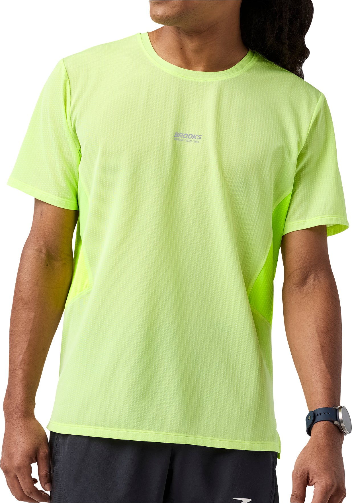 Brooks High Point 2.0 Short Sleeve Mens Running Top - Yellow – Start ...
