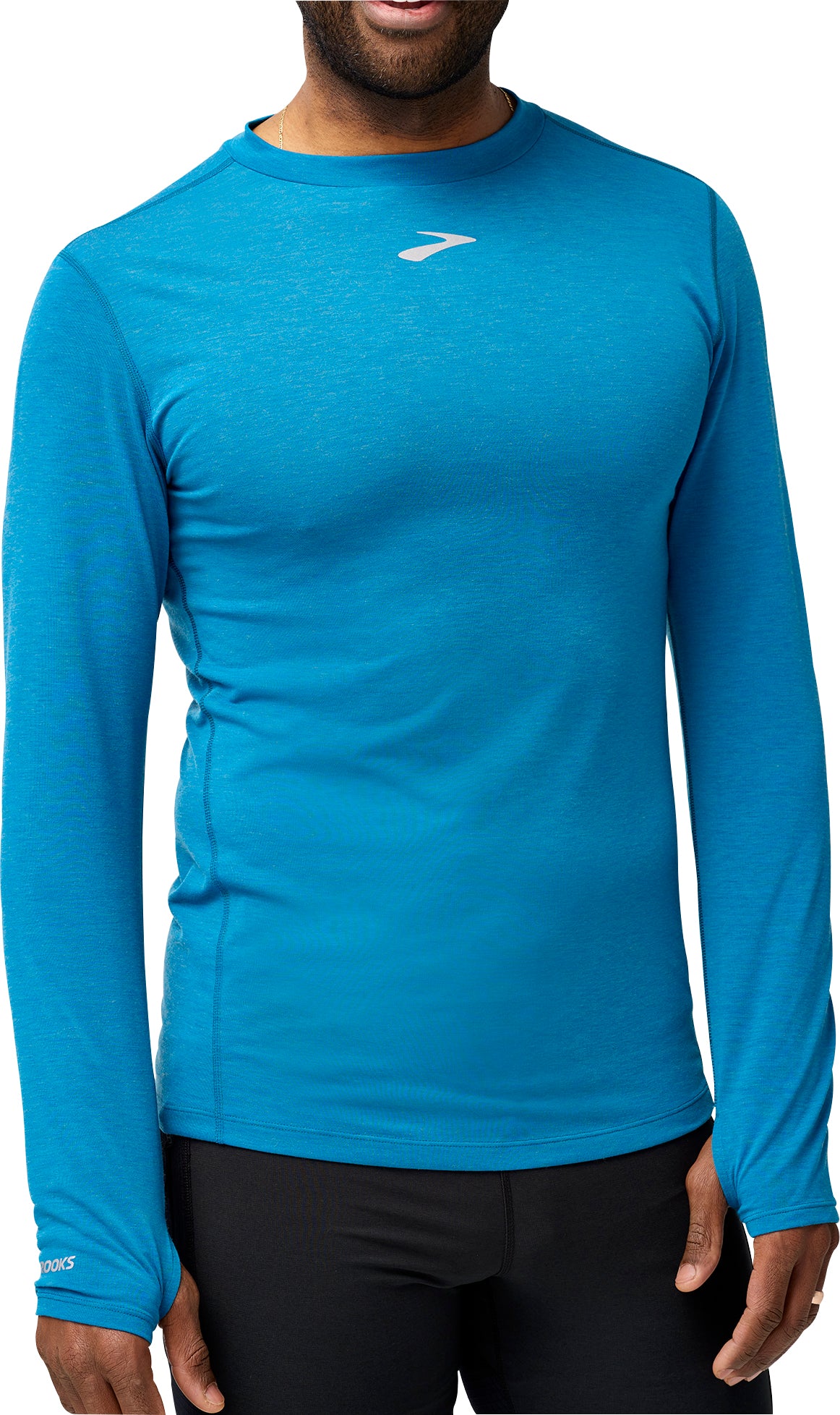 Brooks High Point Long Sleeve Mens Running Top - Blue – Start Fitness