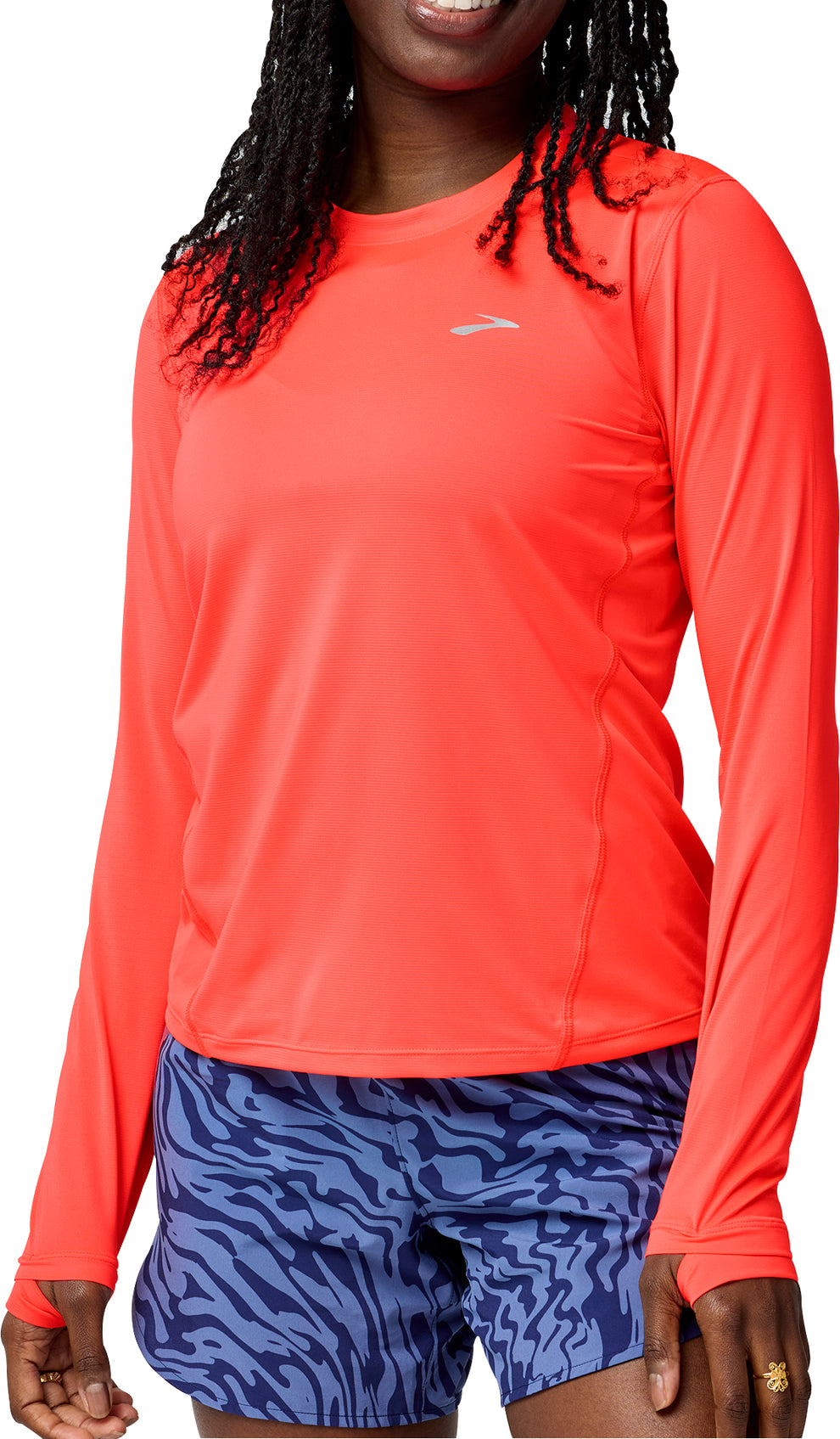 Brooks Sprint Free 3.0 Long Sleeve Womens Running Top - Red – Start Fitness