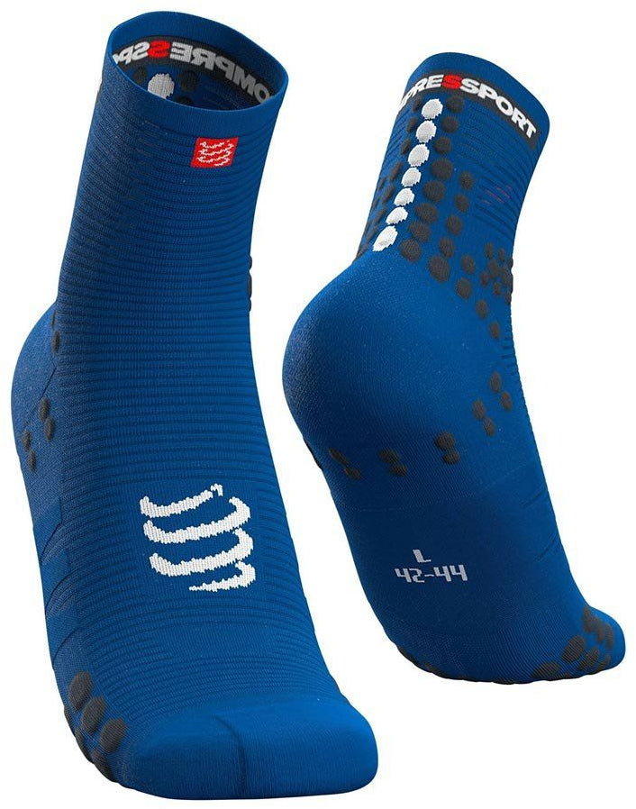 Compressport Pro Racing V3 High Running Socks - Blue – Start Fitness