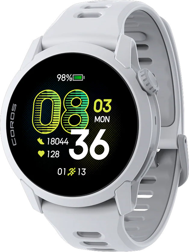 COROS PACE 4 Silicone Strap GPS Sport Watch - White – Start Fitness