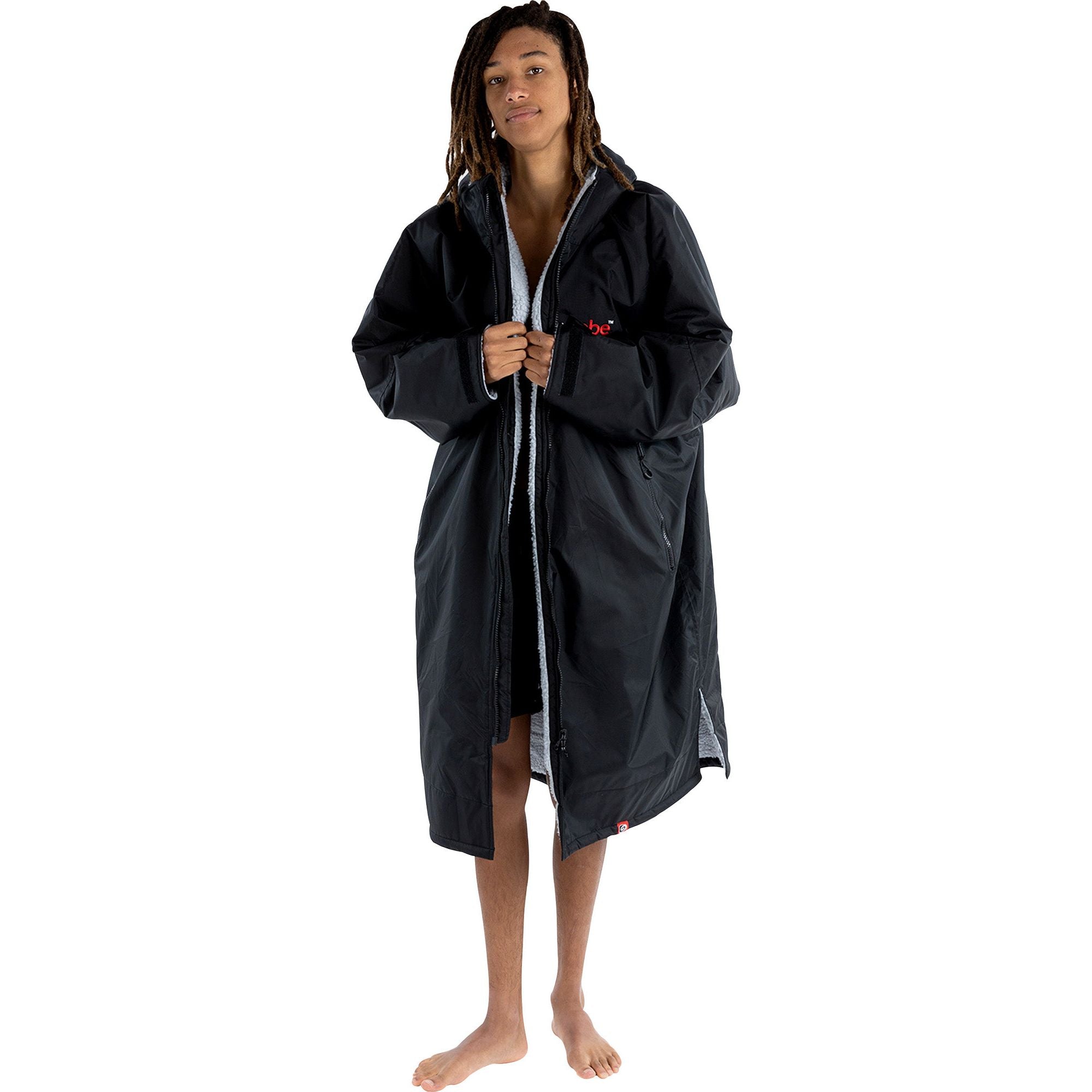Dryrobe Advance Long Sleeve Changing Robe - Grey – Start Fitness