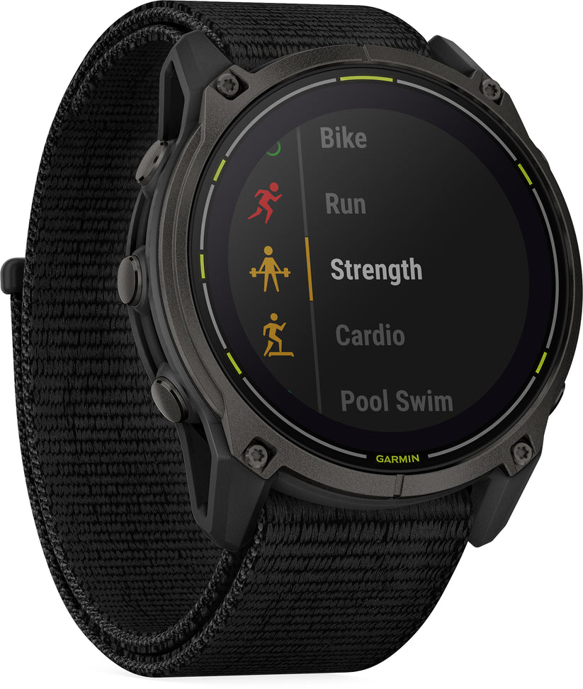 Garmin Enduro 3 DLC Titanium GPS Watch - Black – Start Fitness
