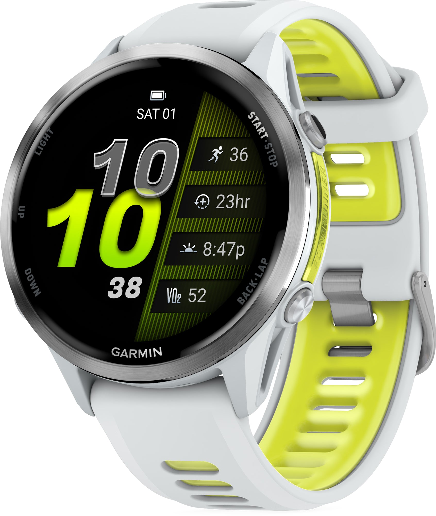 Garmin Forerunner 970 HRM With GPS Watch - White – Start Fitness