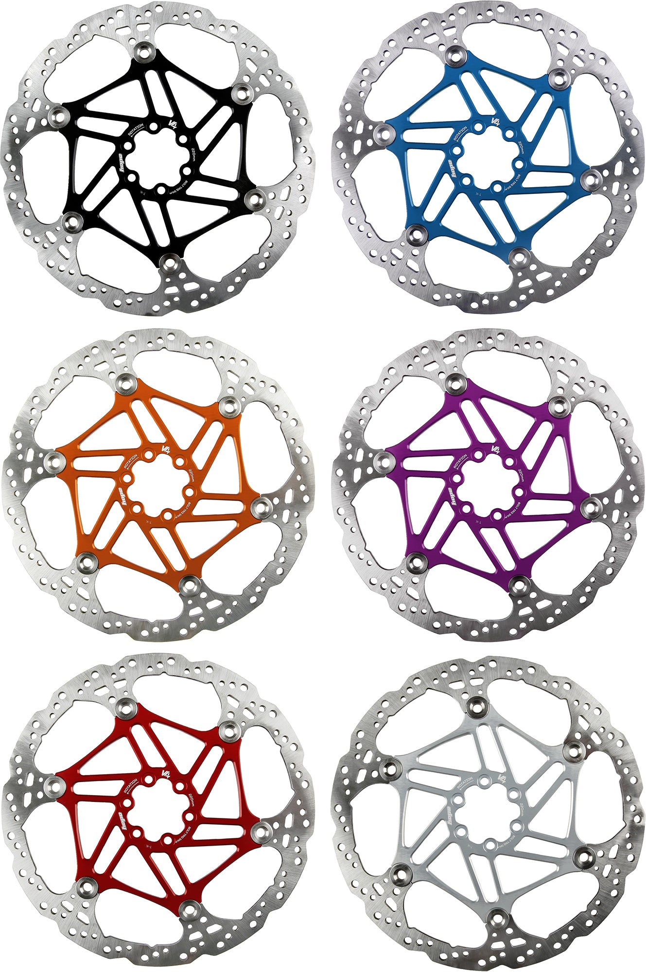 Hope V4 Vented Disc Rotor 220mm 6 Bolt – Start Fitness