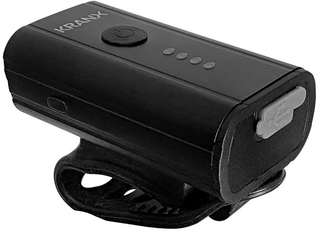 KranX Stream II 400 USB Front Bike Light - Black – Start Fitness