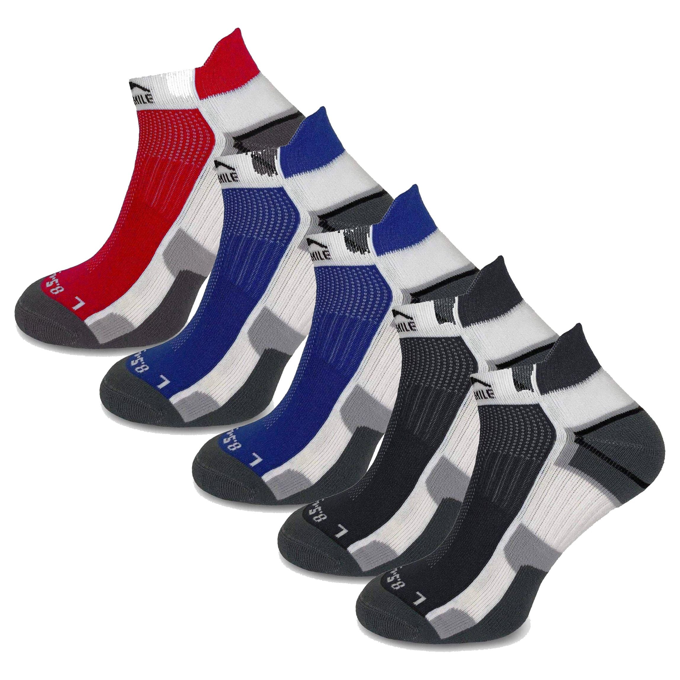 More Mile Miami Running Socks 5 Pack - Multi – Start Fitness