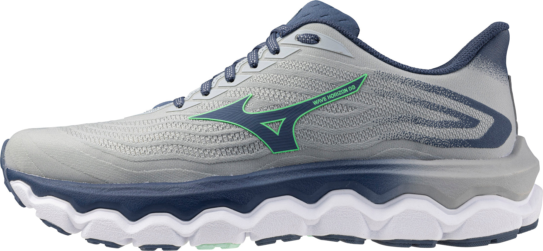 Mizuno Wave Horizon 8 Mens Running Shoes - Grey – Start Fitness