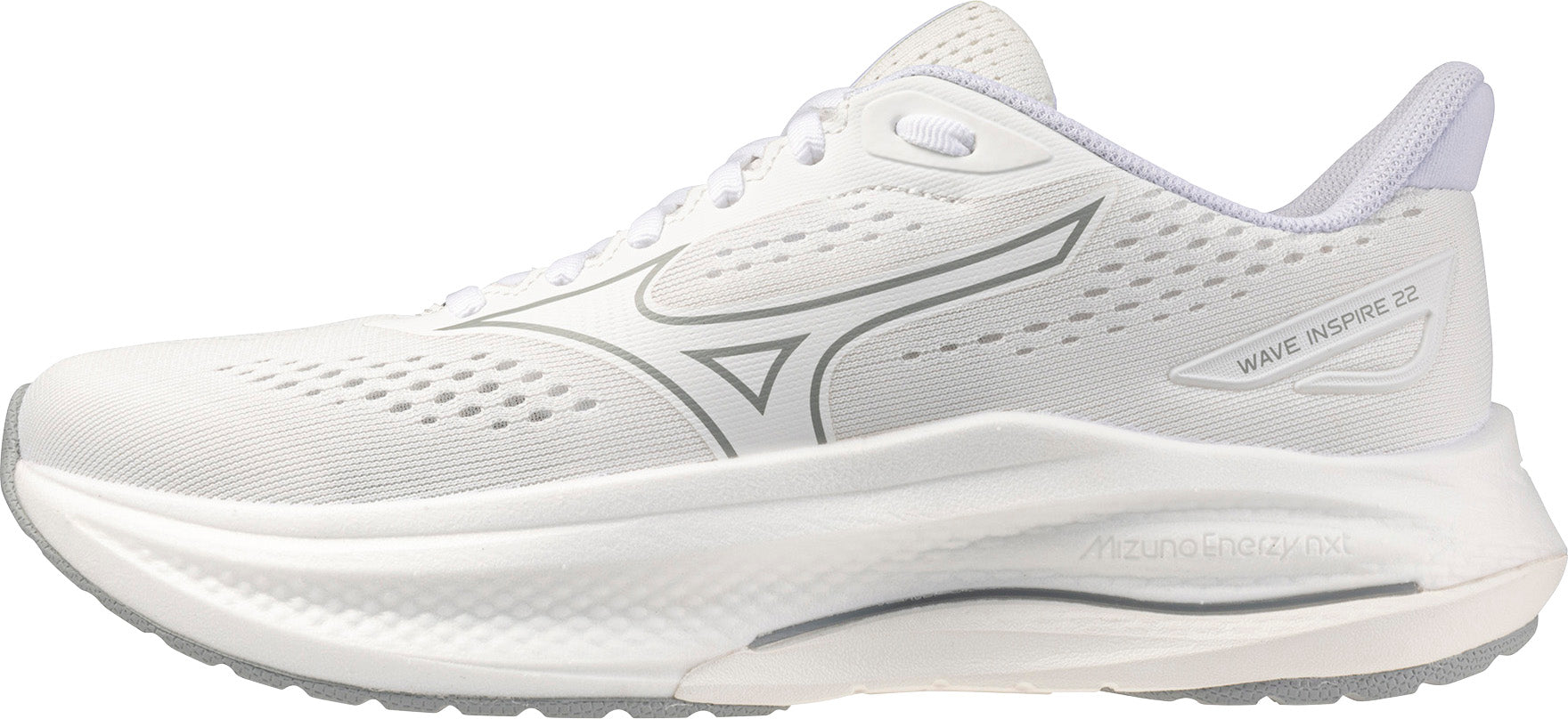 Mizuno Wave Inspire 22 Womens Running Shoes - White – Start Fitness