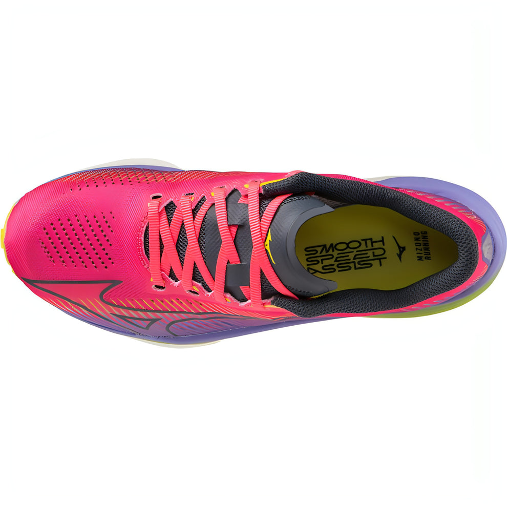 Mizuno Wave Rebellion Pro Womens Running Shoes Pink Start Fitness