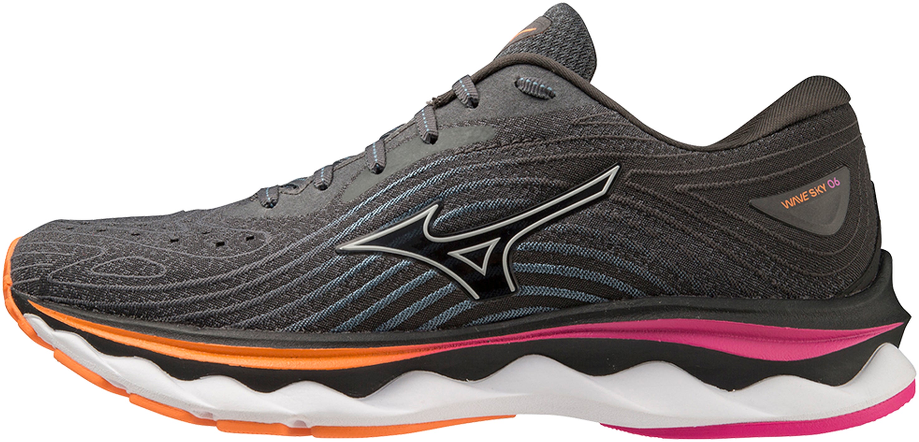 Mizuno Wave Sky 6 Womens Running Shoes - Grey – Start Fitness