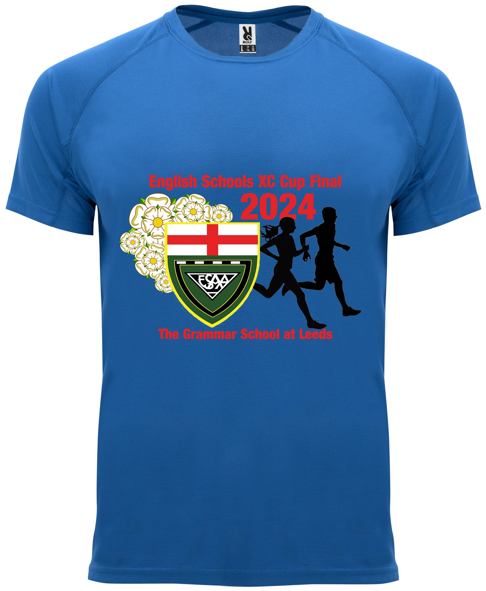 More Mile ESAA Leeds XC Final 2024 Short Sleeve Running Top - Blue – Start Fitness