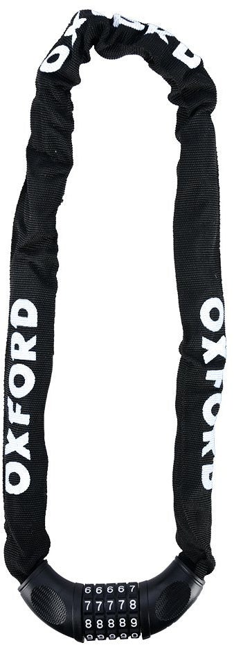 Oxford Combination Chain 0.9m x 6mm Round Bike Lock – Start Fitness