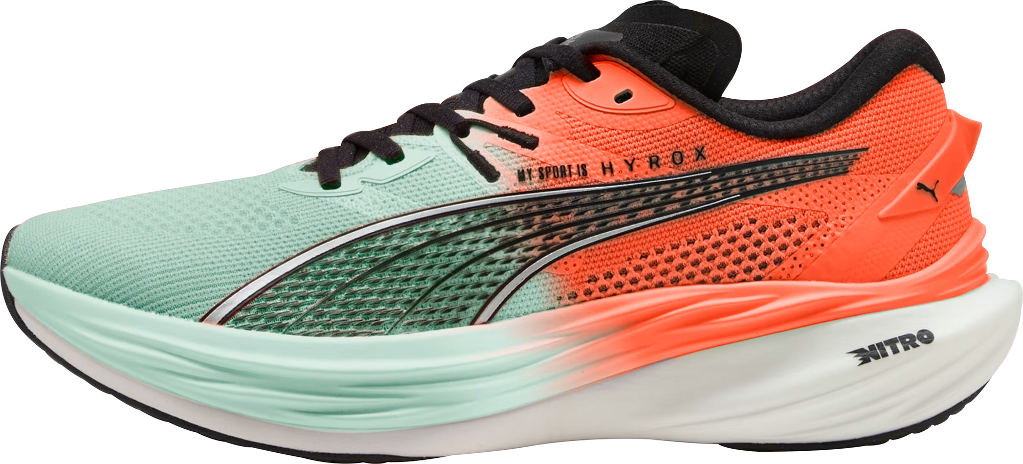 Puma Deviate Nitro 3 HYROX Mens Running Shoes - Green – Start Fitness