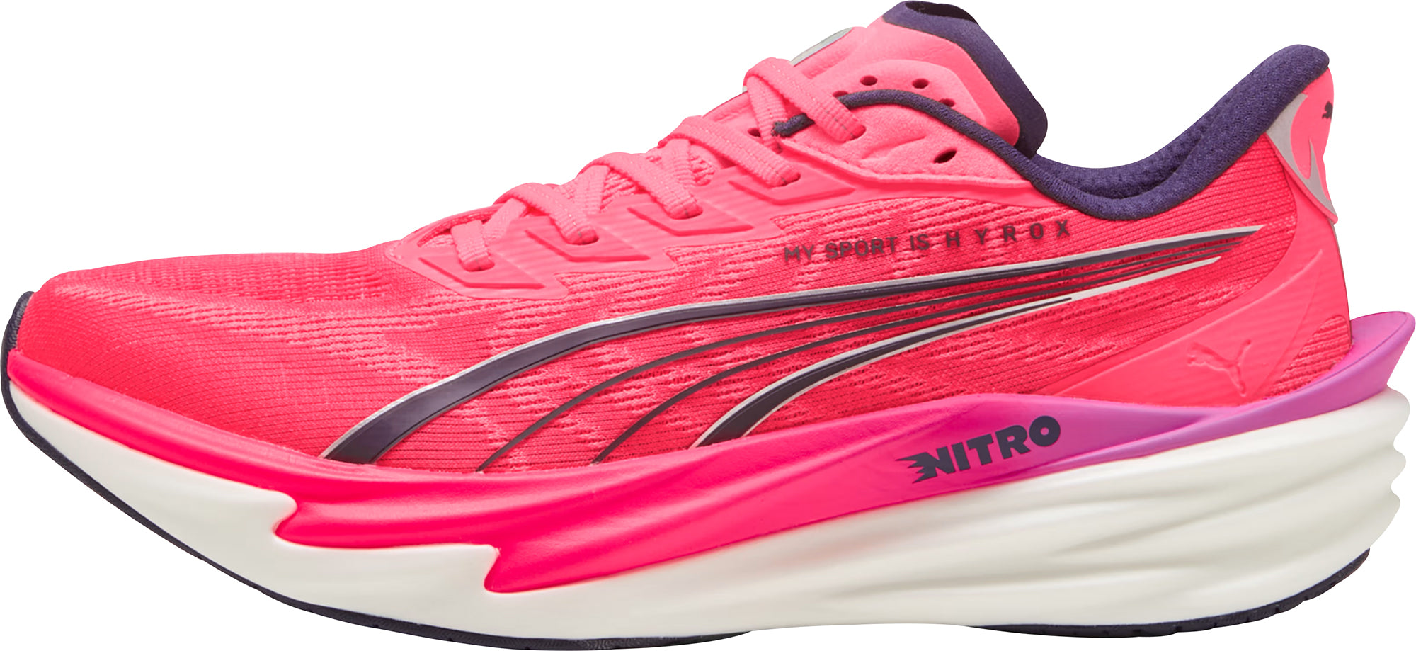 Puma Deviate Nitro 4 HYROX Mens Running Shoes - Pink – Start Fitness