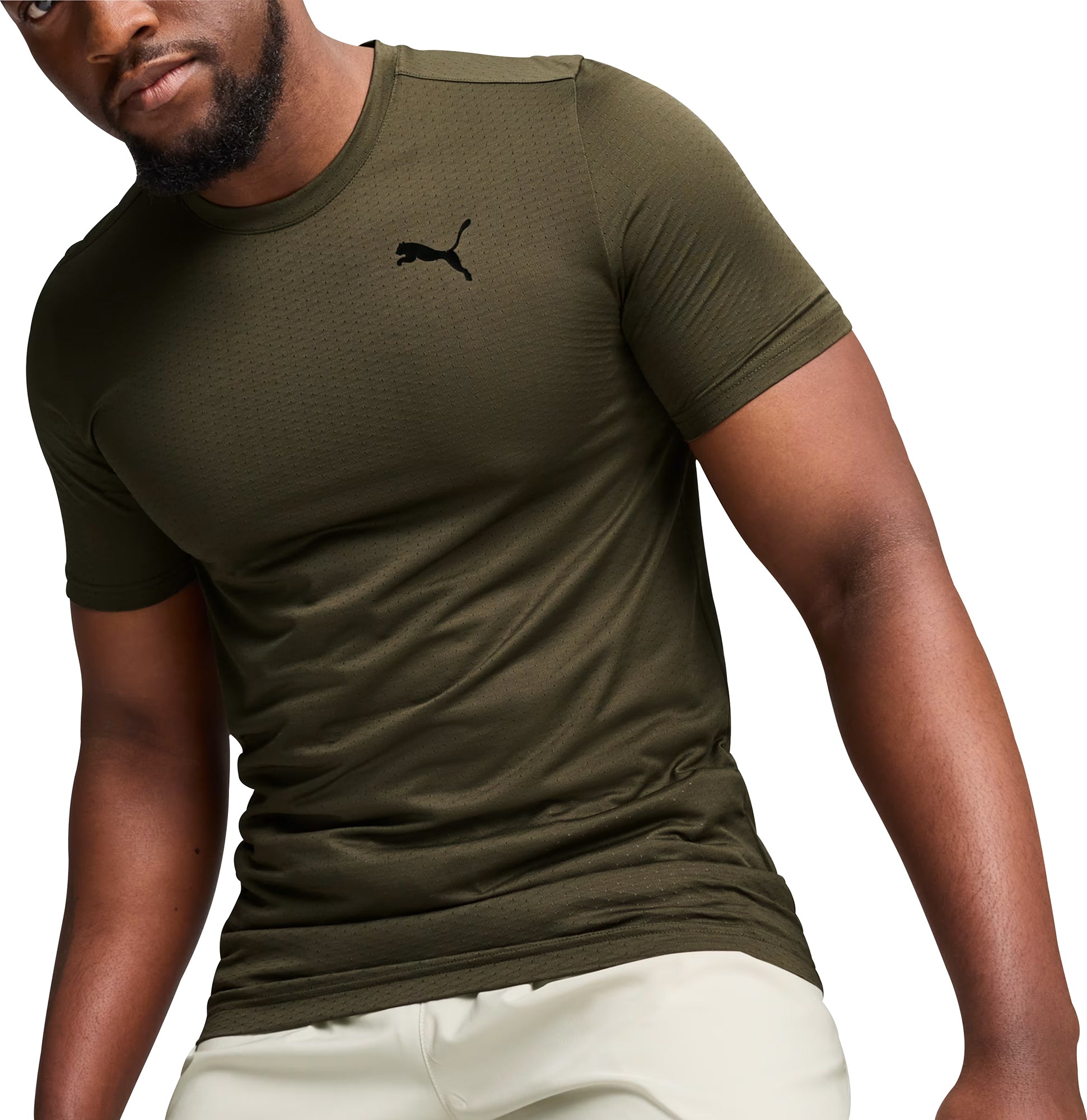 Puma Favourite Blaster Short Sleeve Mens Training Top - Green – Start ...