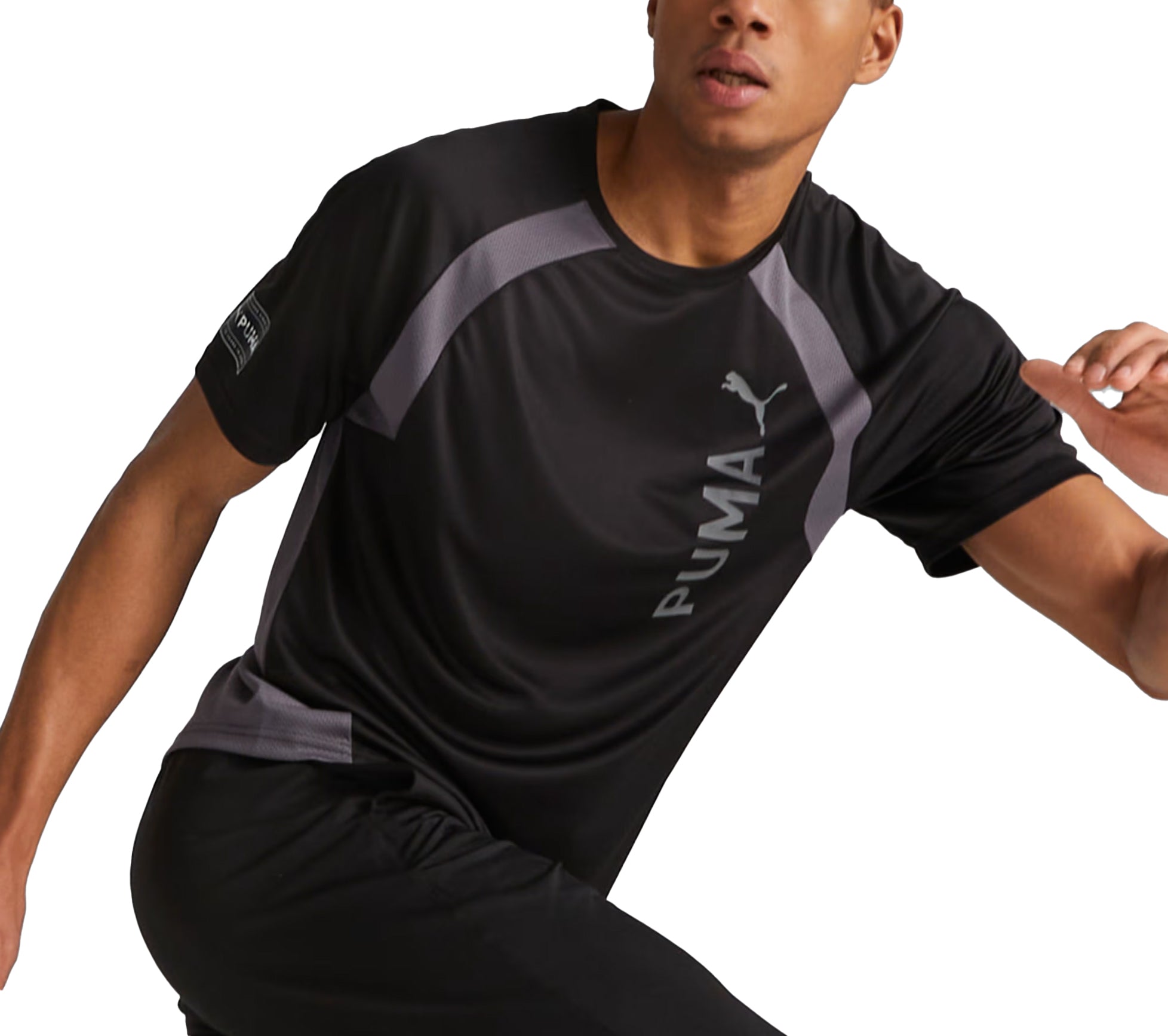 Puma Fit Ultrabreathe Short Sleeve Mens Training Top - Black – Start ...
