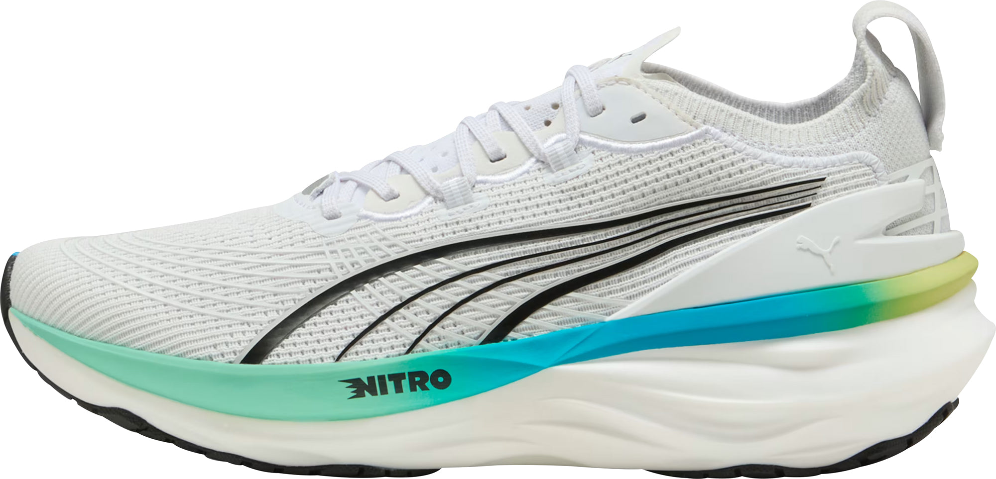 Puma ForeverRun Nitro 2 Mens Running Shoes - White – Start Fitness