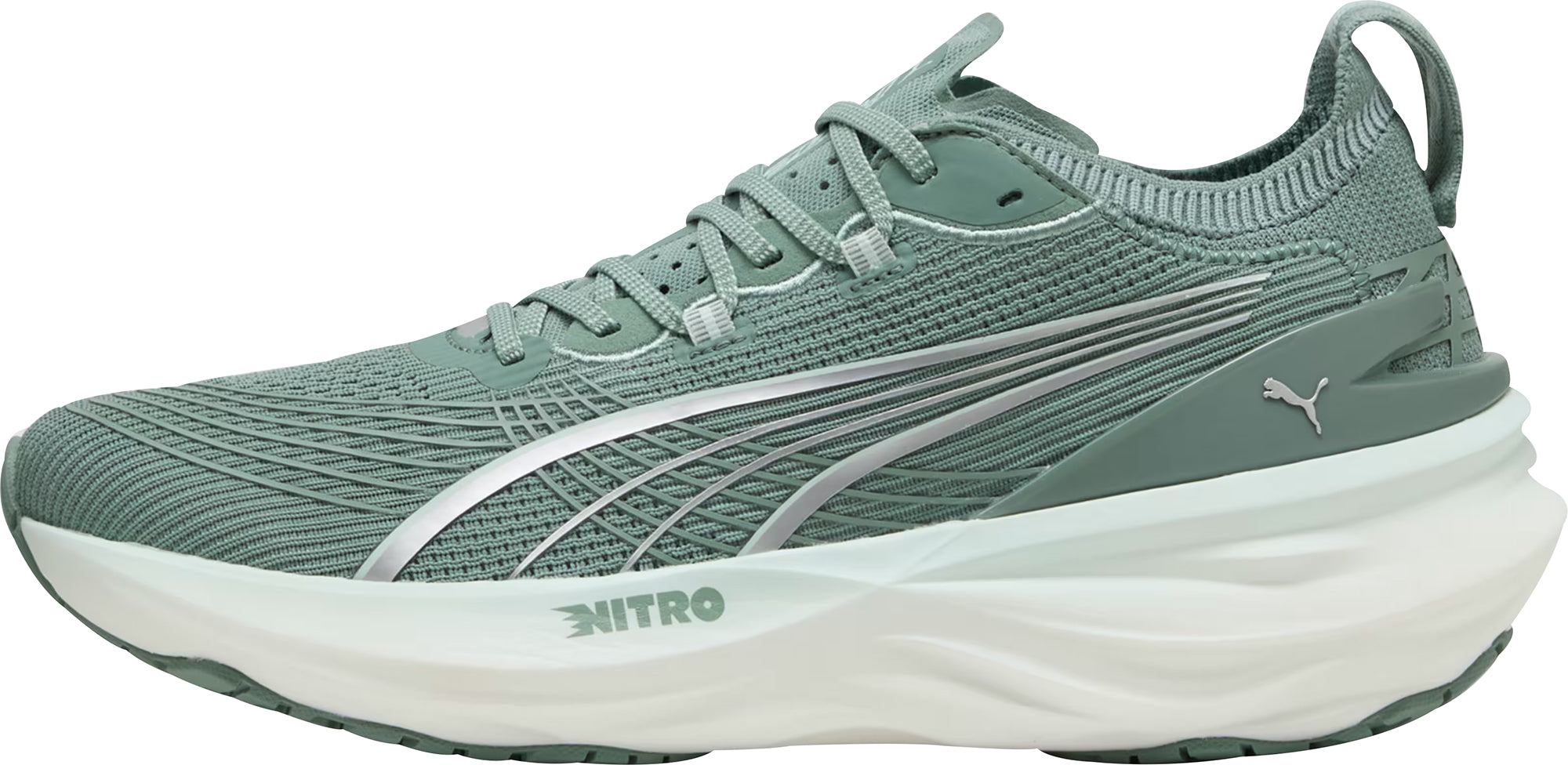 Puma ForeverRun Nitro 2 Mens Running Shoes - Green – Start Fitness