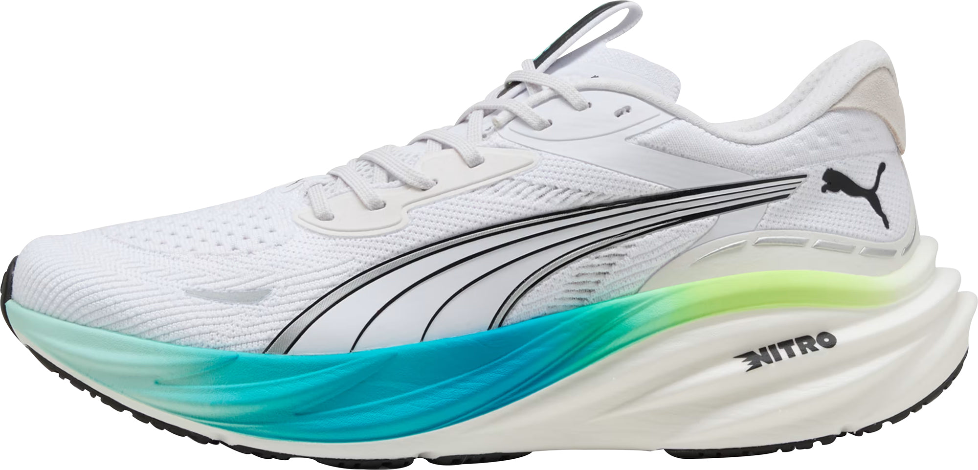 Puma Magnify Nitro 3 Mens Running Shoes - White – Start Fitness