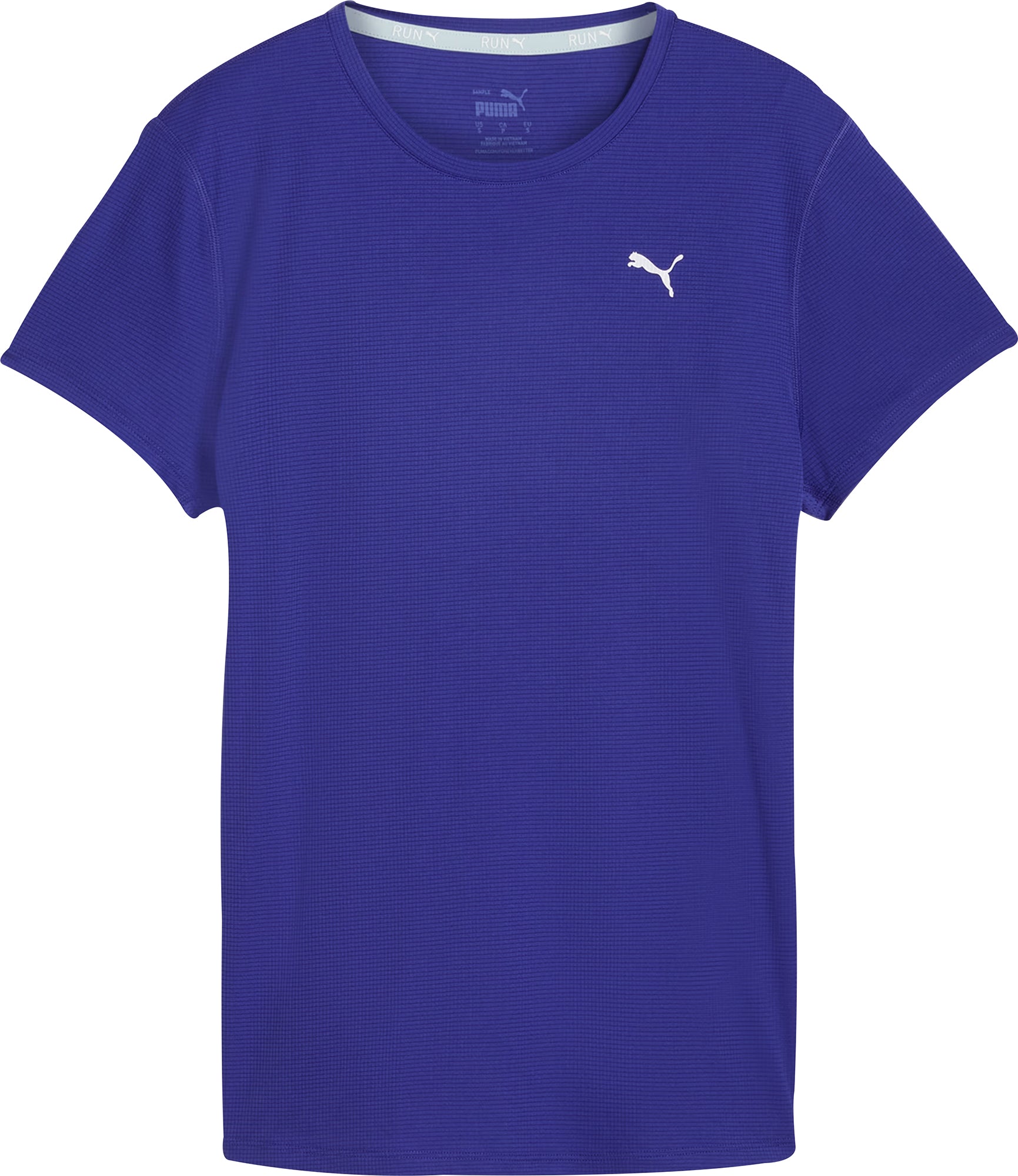 Puma Run Favourite Velocity Short Sleeve Womens Running Top - Blue ...