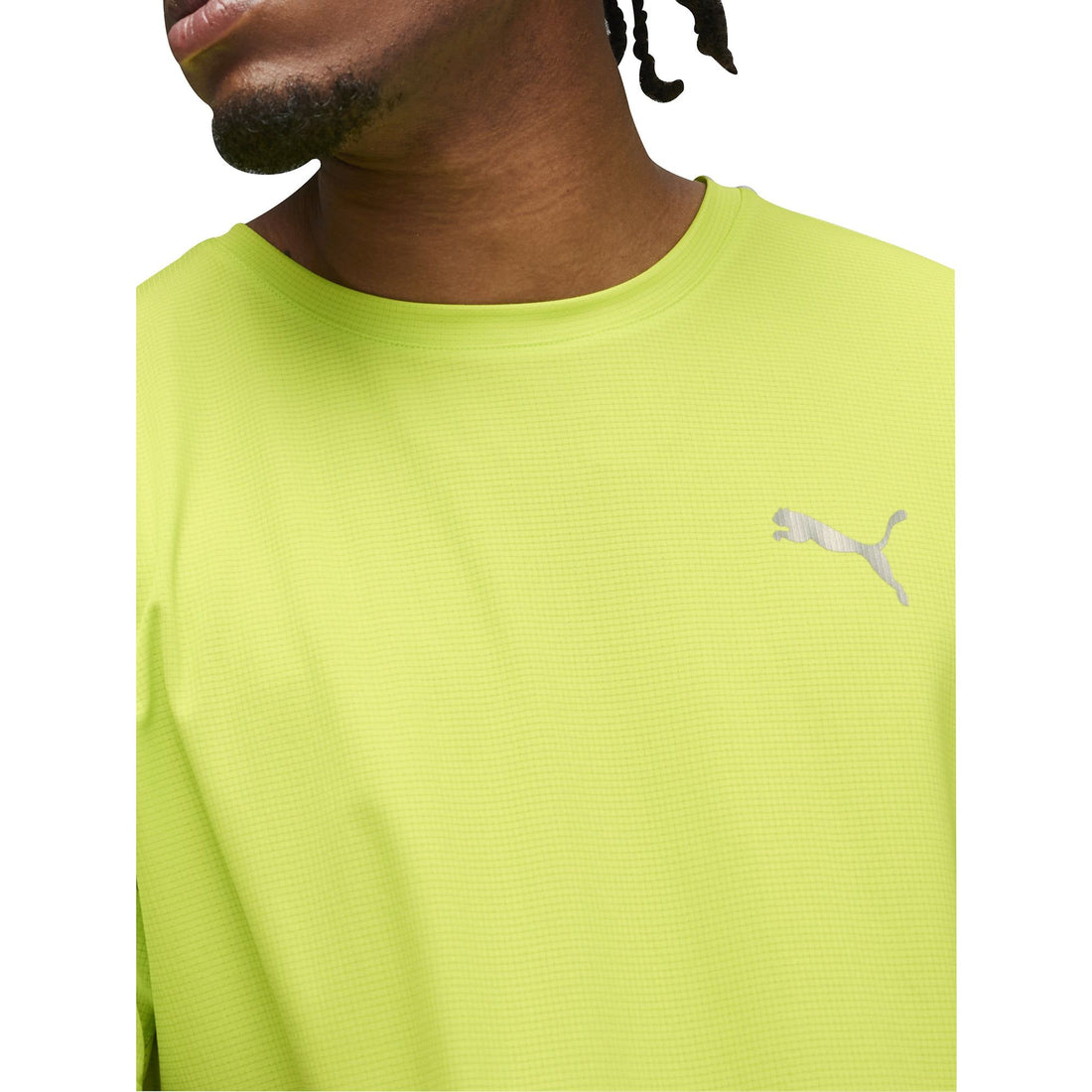 Puma Run Favourite Velocity Short Sleeve Mens Running Top - Green ...