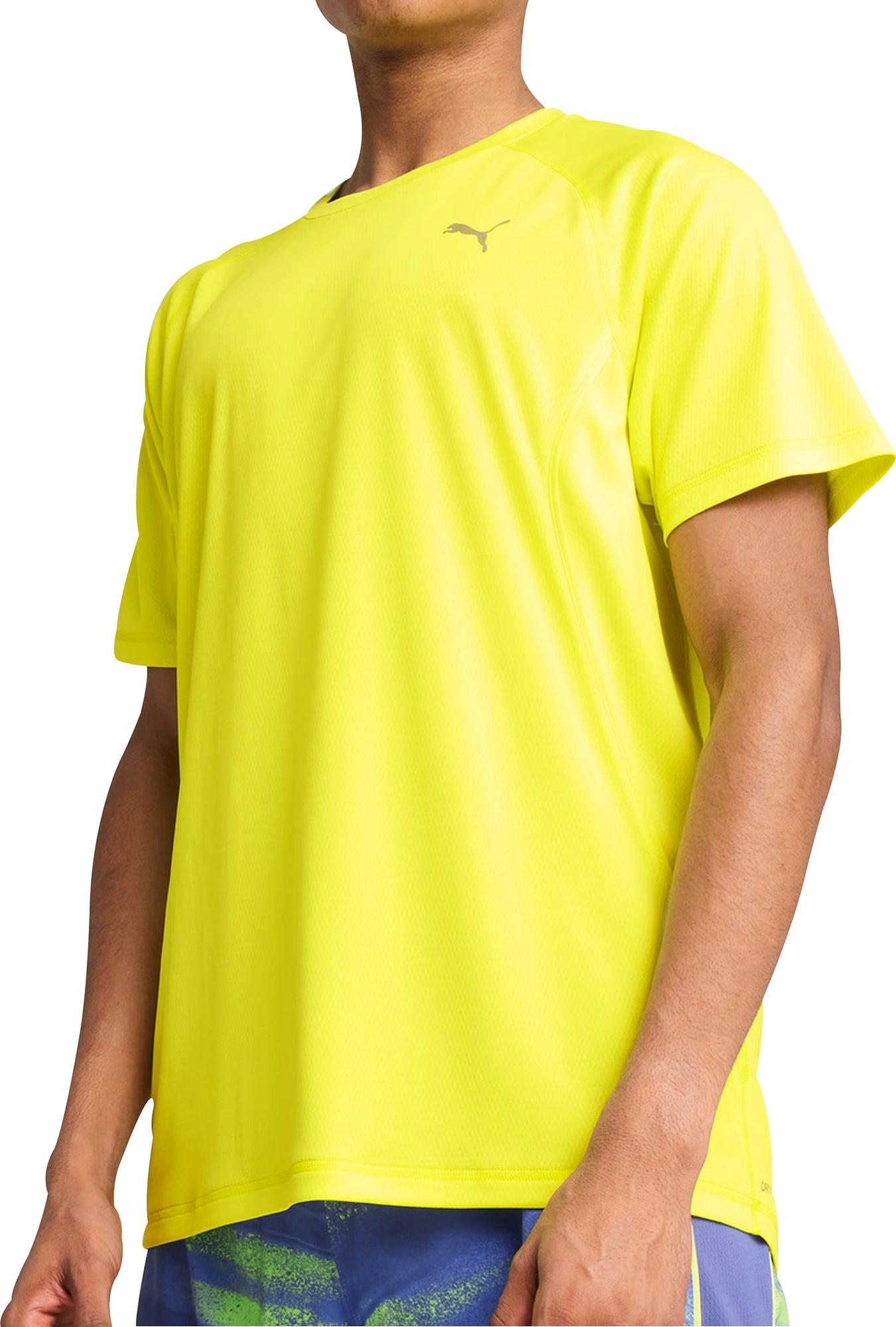 Puma Velocity Short Sleeve Mens Running Top - Yellow – Start Fitness