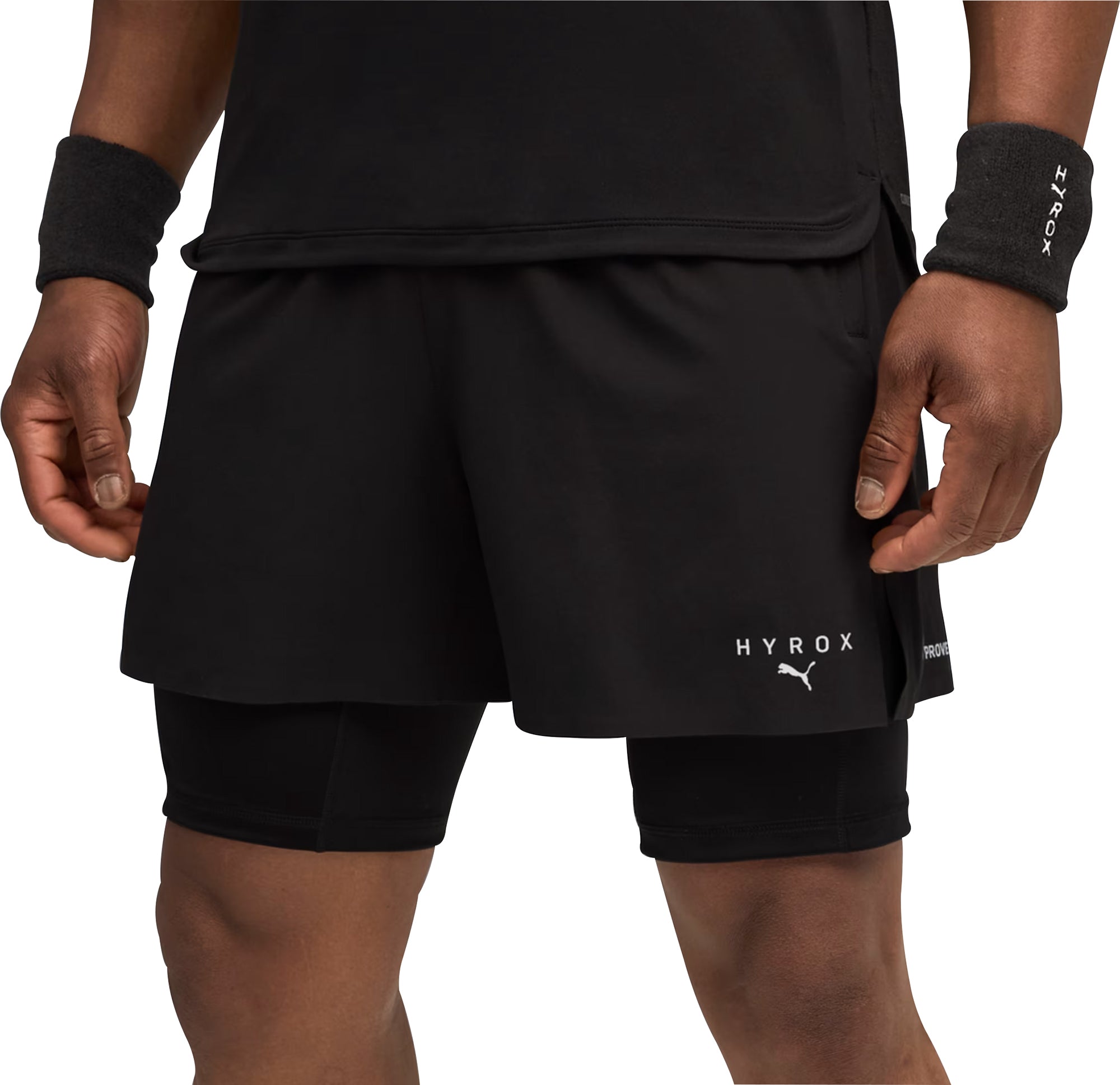 Puma X HYROX 2 In 1 Mens Training Shorts - Black – Start Fitness