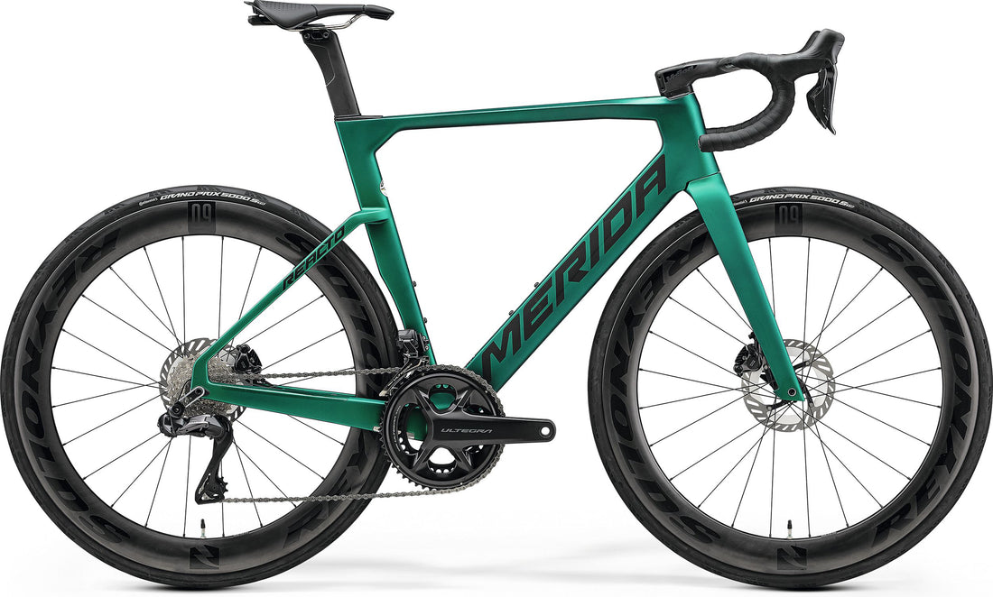 Merida Reacto 8000 Carbon Road Bike 2025 - Green – Start Fitness