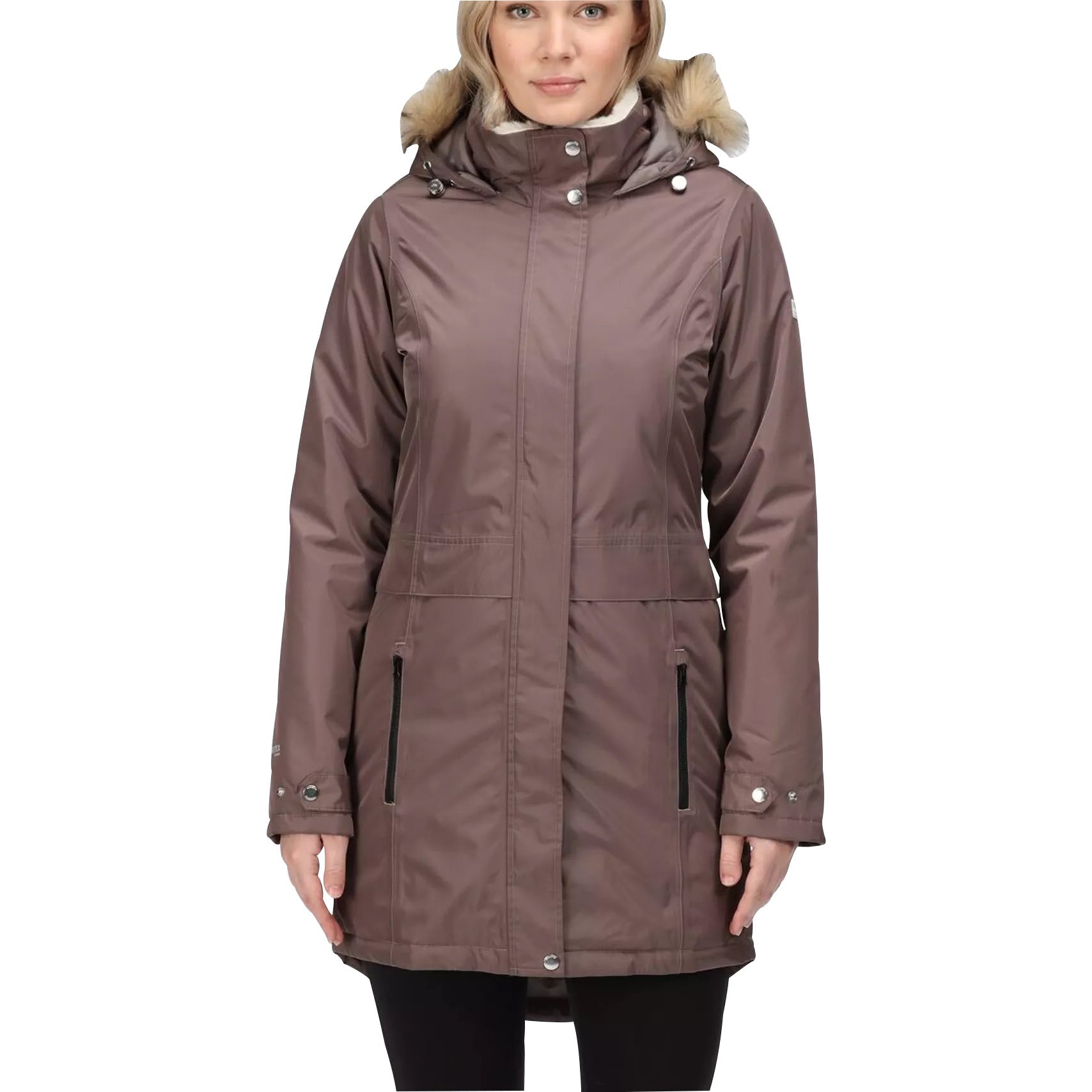 Regatta Lexis Waterproof Insulated Womens Parka Jacket Brown Start Regatta Lexis Waterproof Insulated Womens Parka Jacket Brown Start
