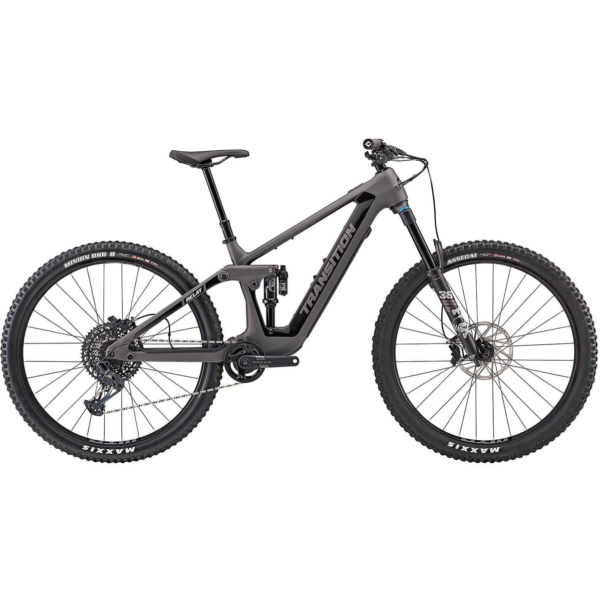 Transition Relay GX Carbon Electric Mountain Bike 2024 - Oxide Grey ...