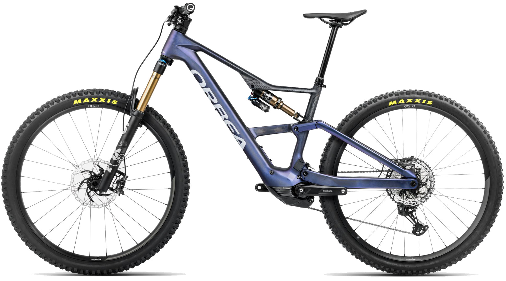 Orbea Rise LT M10 Carbon Electric Full Suspension Mountain Bike 2025 ...
