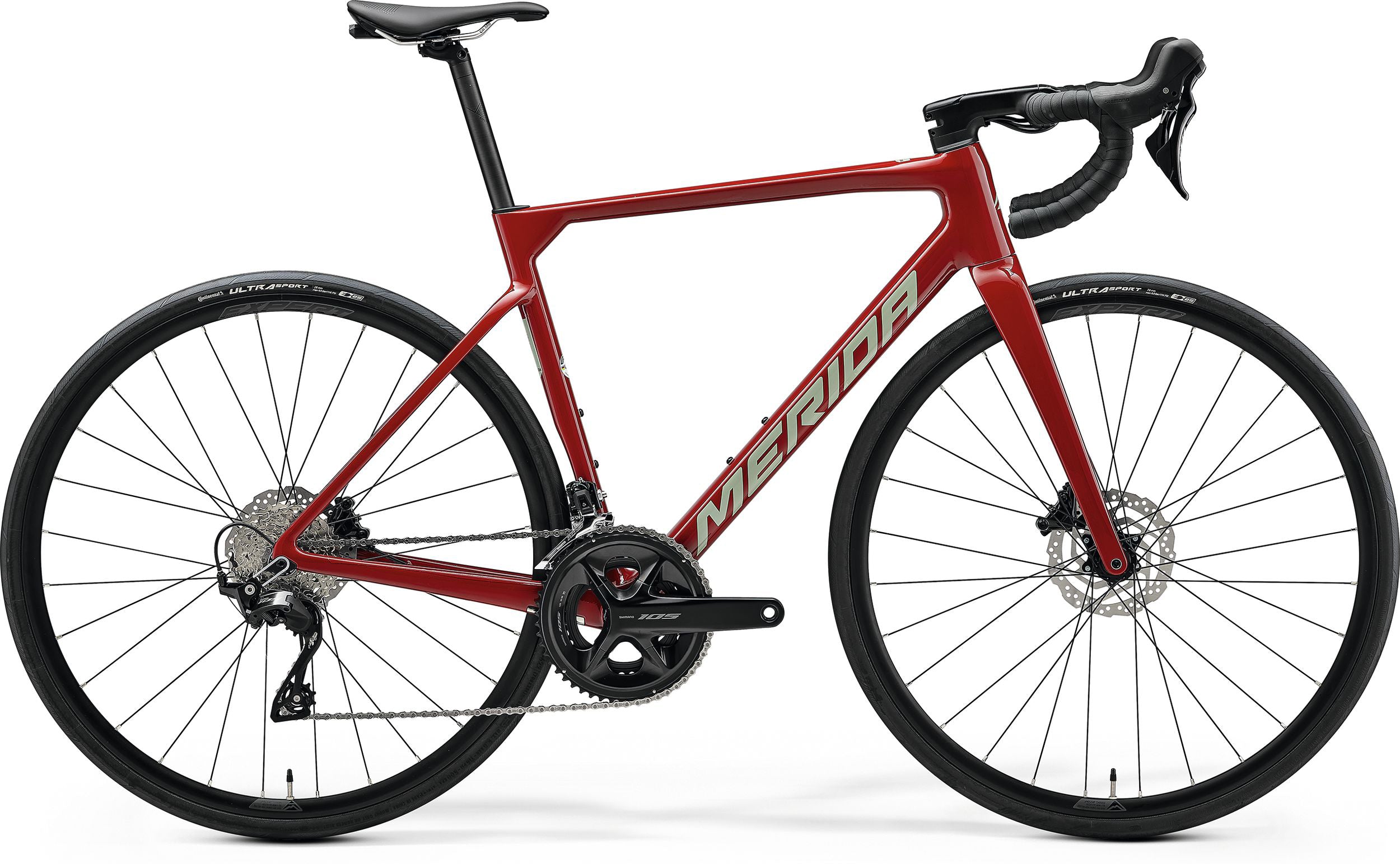 Merida Scultura 4000 Carbon Road Bike 2025 Heritage Red Start Fitness