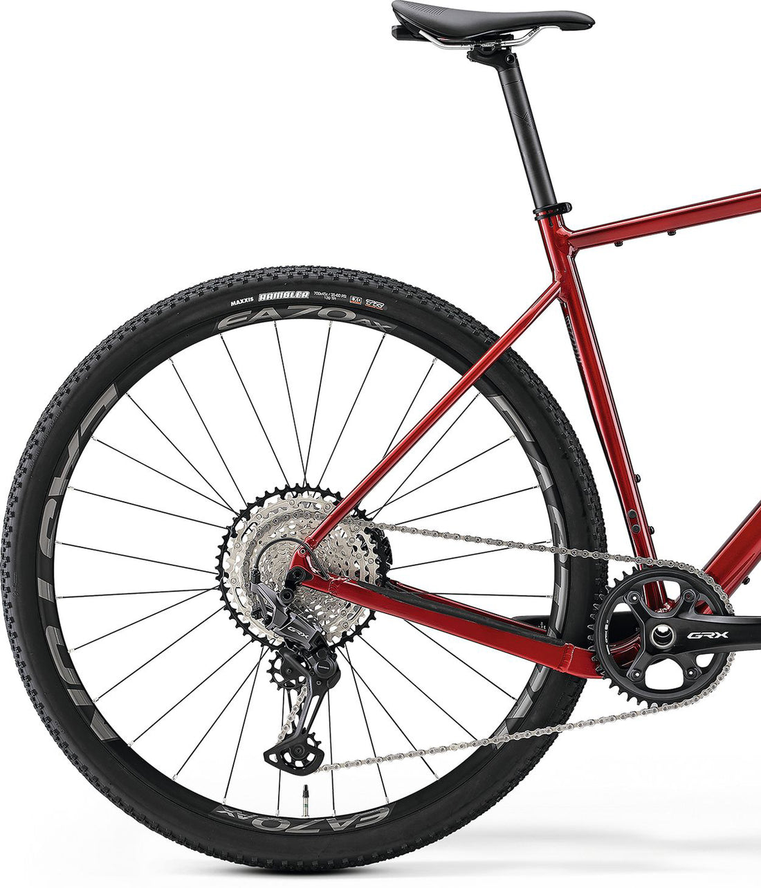 Merida Silex 700 Gravel Bike 2025 - Dark Red – Start Fitness