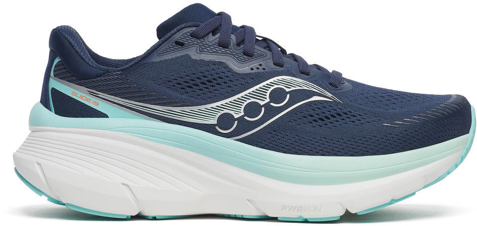 Saucony Guide 19 Womens Running Shoes - Blue – Start Fitness