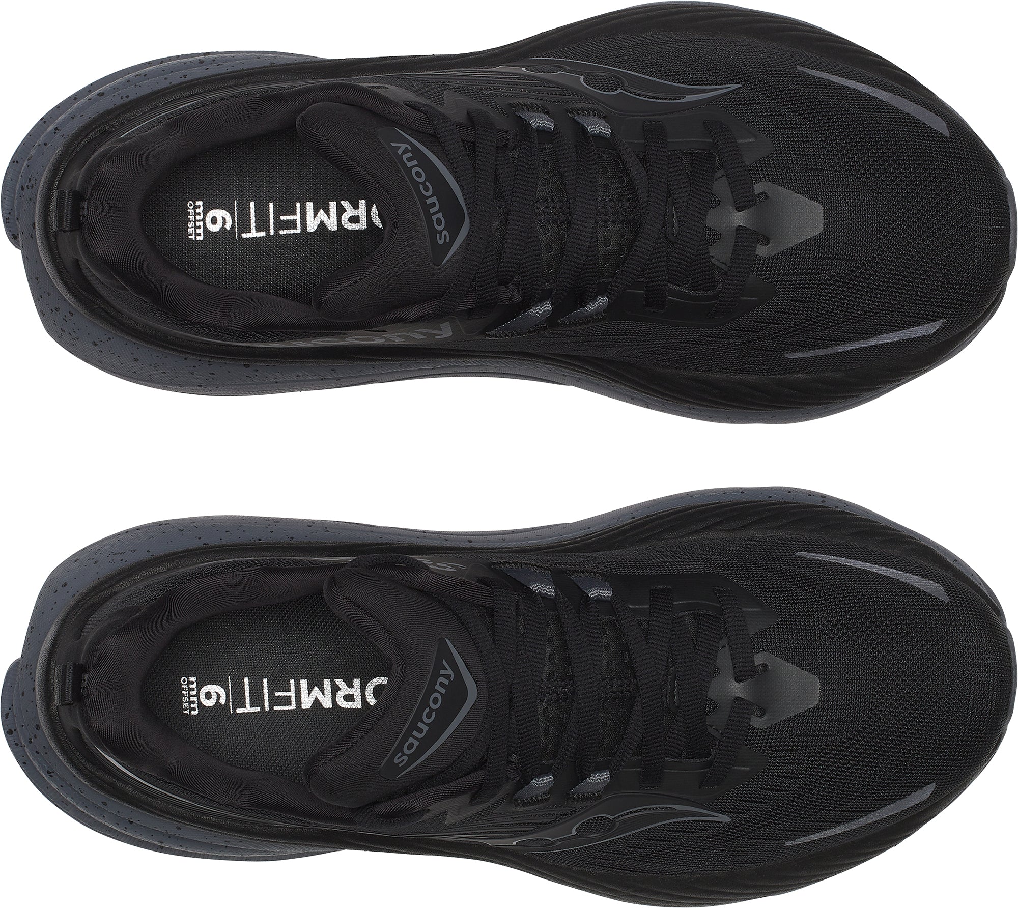 Saucony Hurricane 24 Womens Running Shoes Black