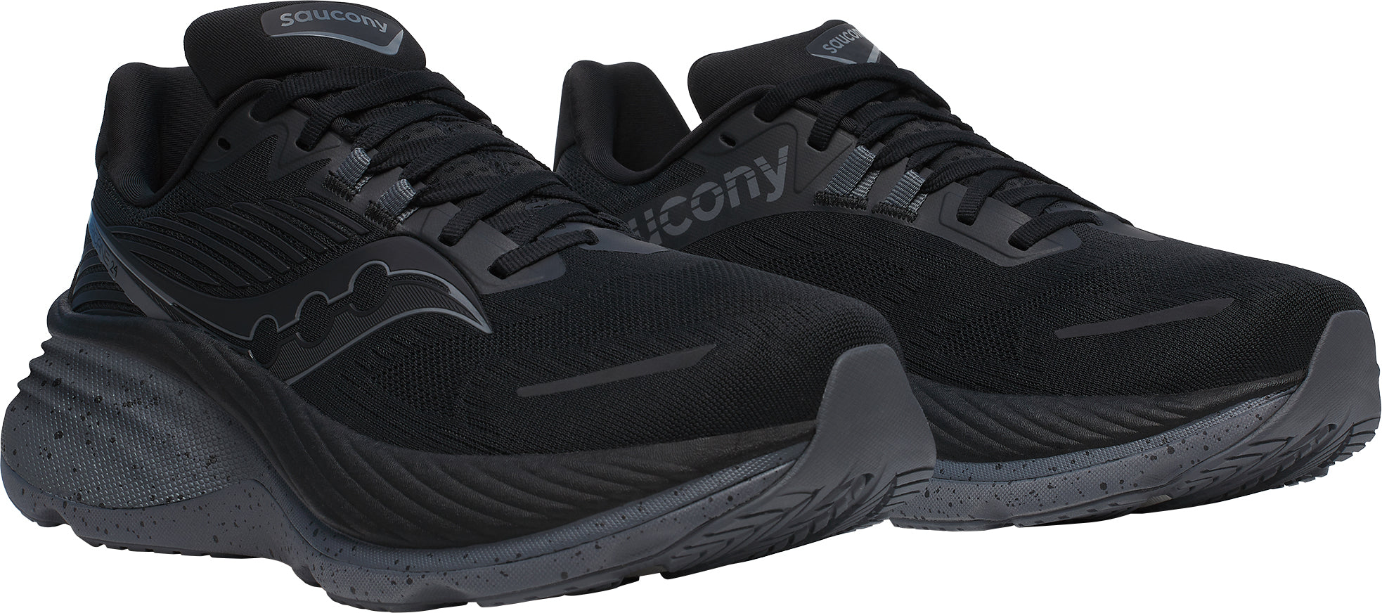 Saucony Hurricane 24 Mens Running Shoes Black
