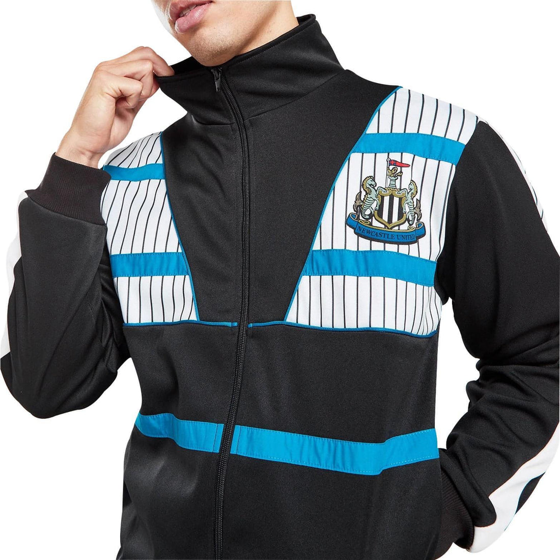 Score Draw Retro Newcastle United 1990 Mens Track Jacket – Start Fitness