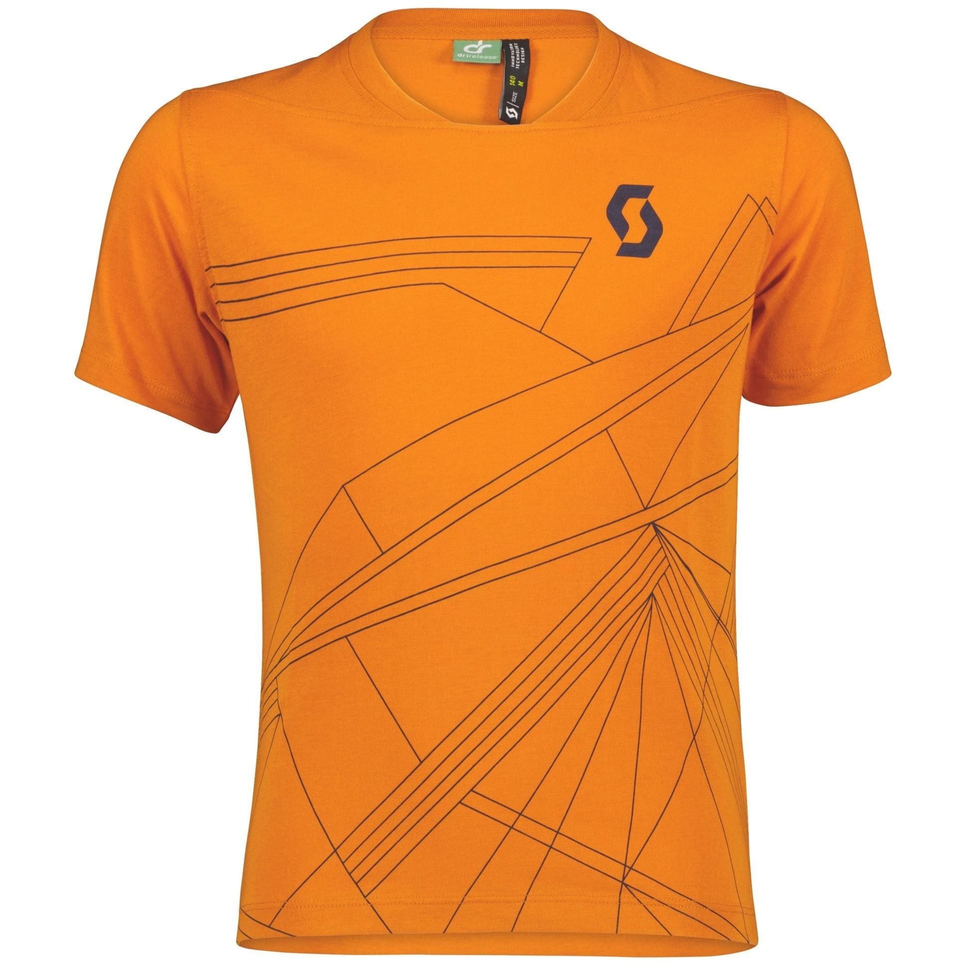 Scott Trail 10 Dri Junior Short Sleeve Cycling Jersey - Orange – Start ...