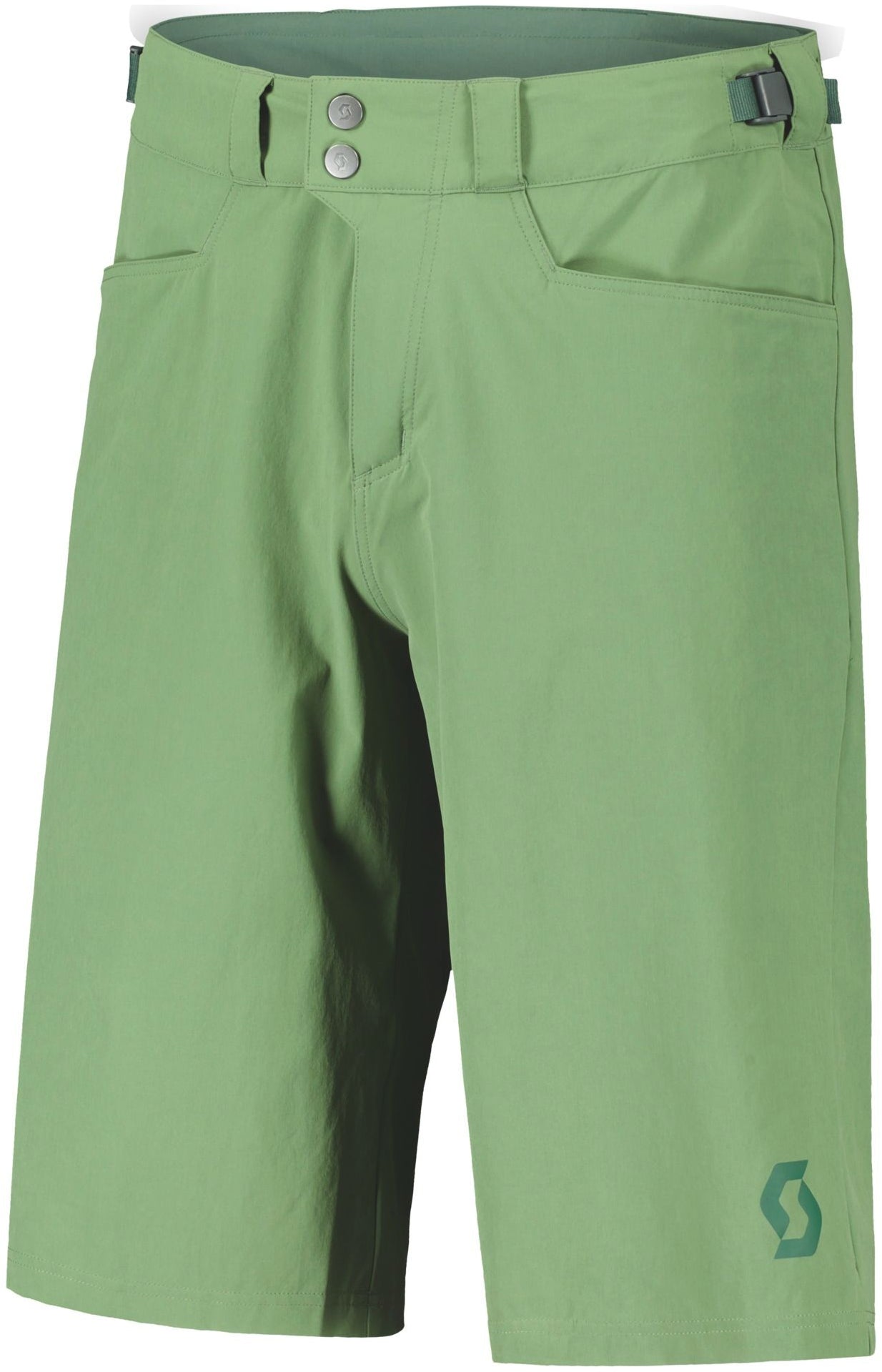 Scott Trail Flow Padded Mens Cycling Shorts - Green – Start Fitness